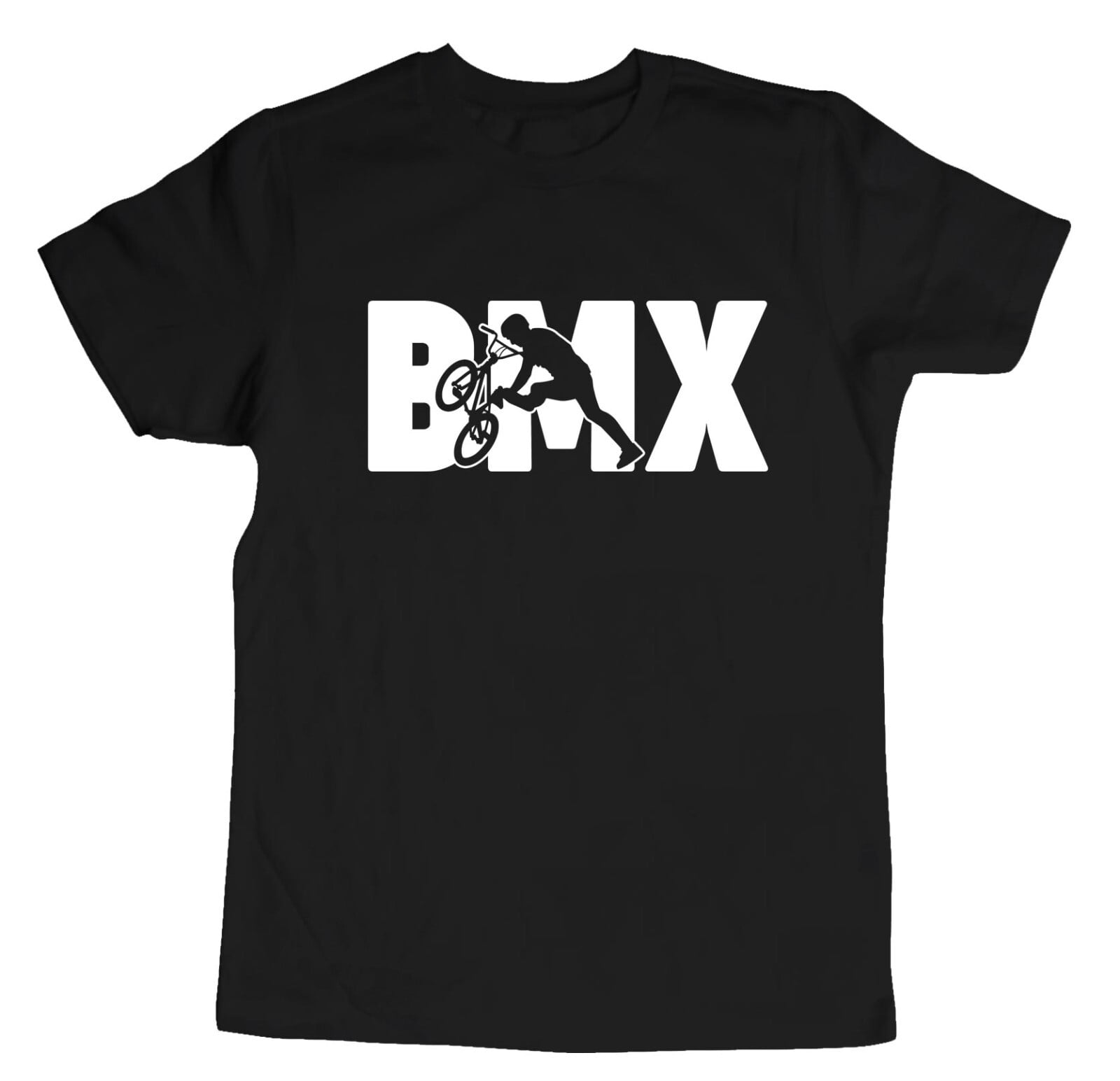 BMX Bike Cycling Stunt Trick Cool Graphic Kids Youth Tee T-Shirt boys ...