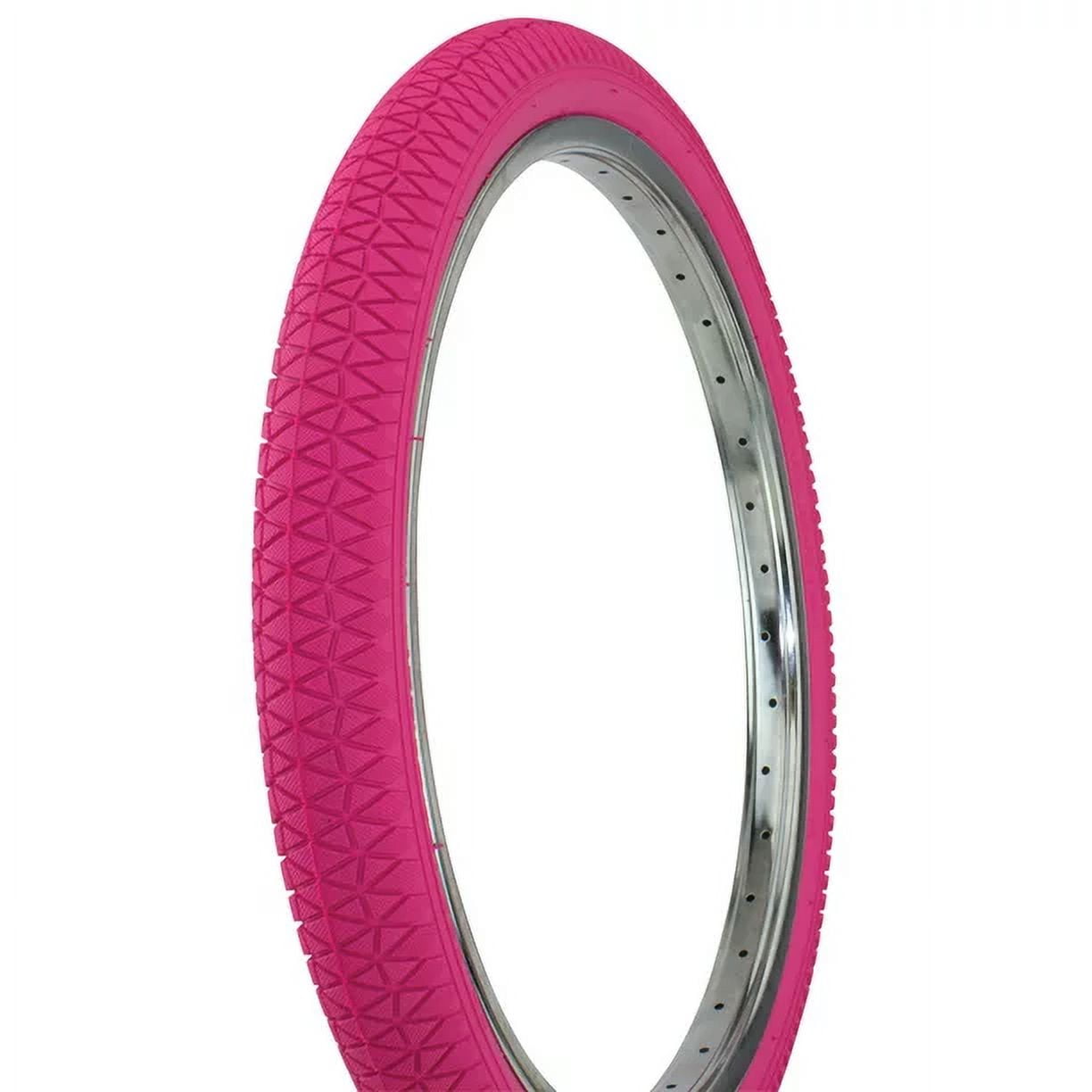 BMX Tread Bicycle Tire 20" x 1.95", for Bikes, Pink - Walmart.com