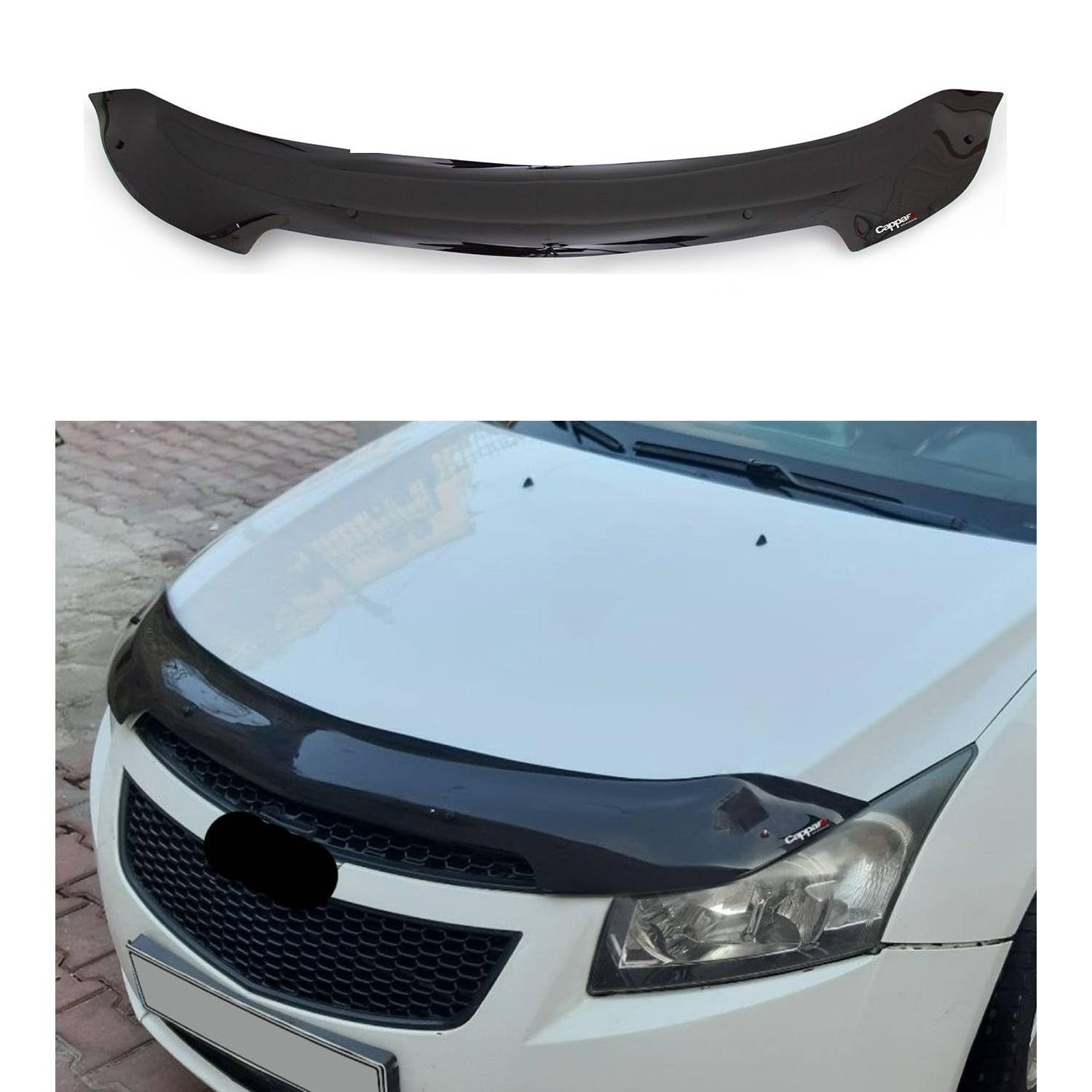 BMY Hood Deflector / Front Bug Shield Compatible for Chevrolet Cruze ...