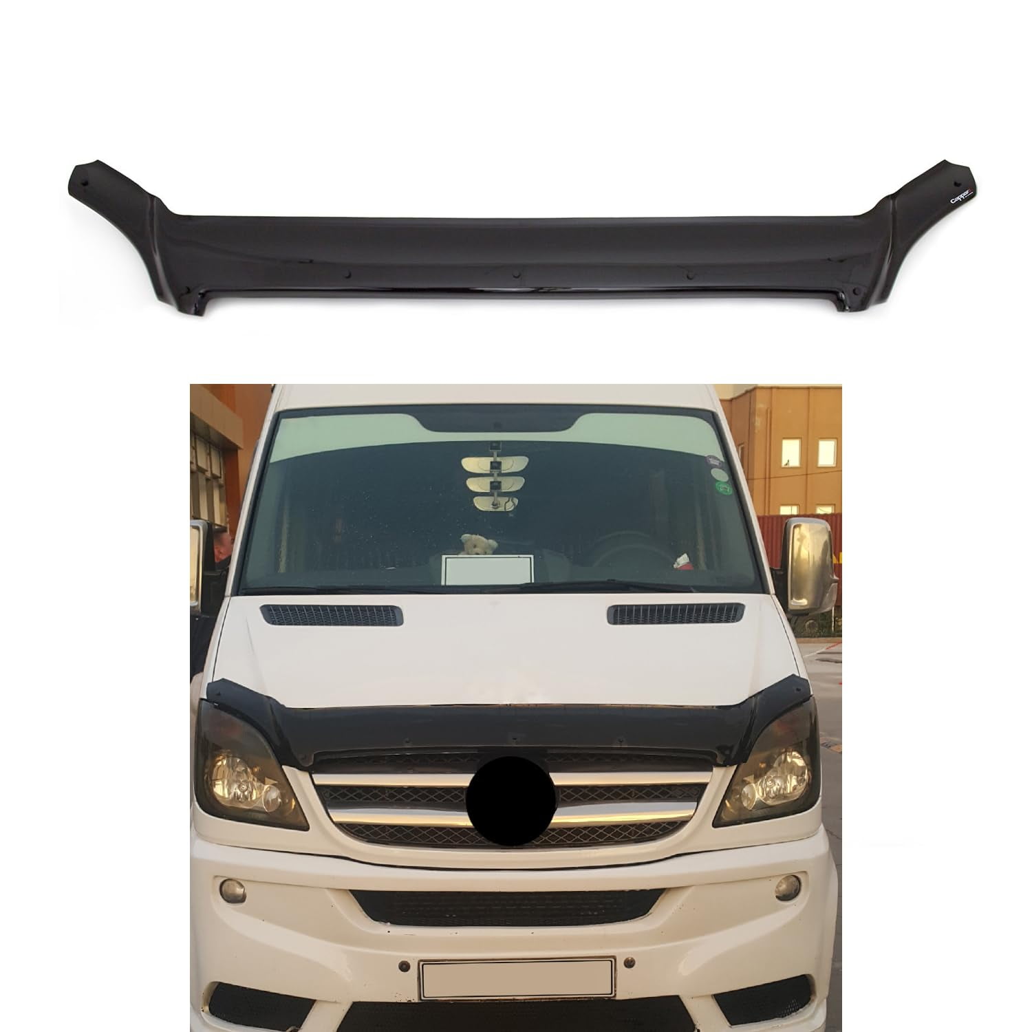 BMY Hood Deflector / Front Bug Shield Compatible for Mercedes Sprinter ...