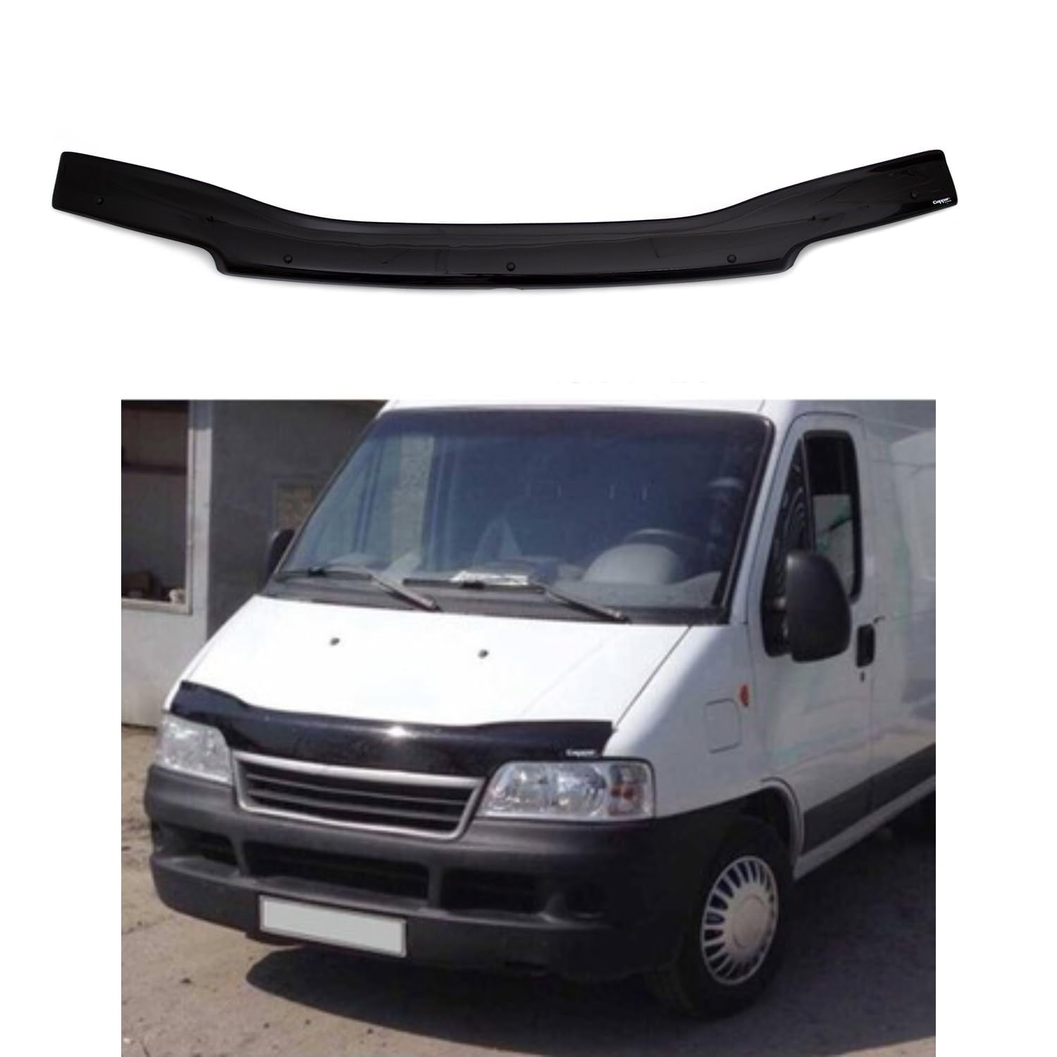 BMY Hood Deflector / Front Bug Shield Compatible for Peugeot Boxer 2002 ...