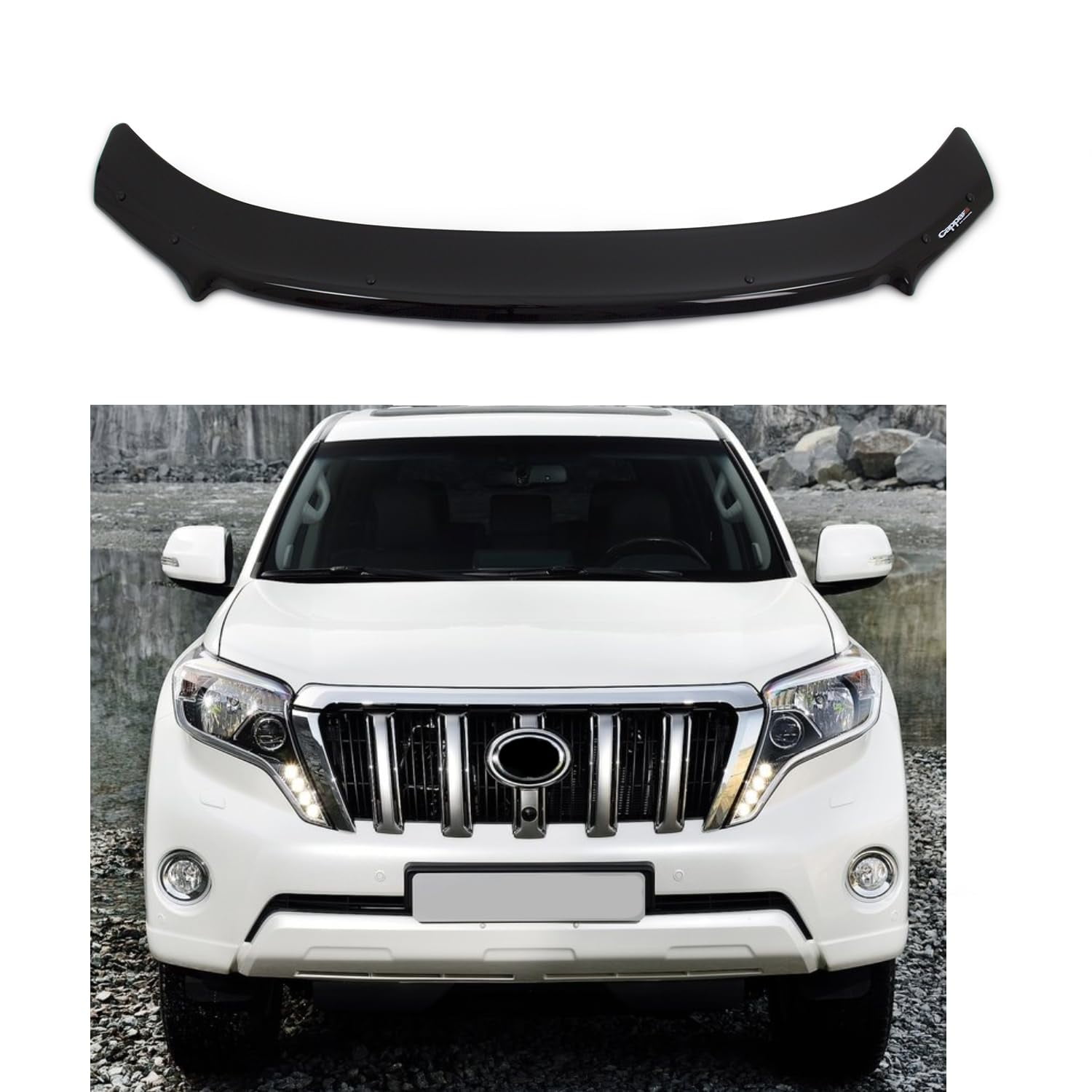BMY Hood Deflector / Front Bug Shield Compatible for Toyota Land ...
