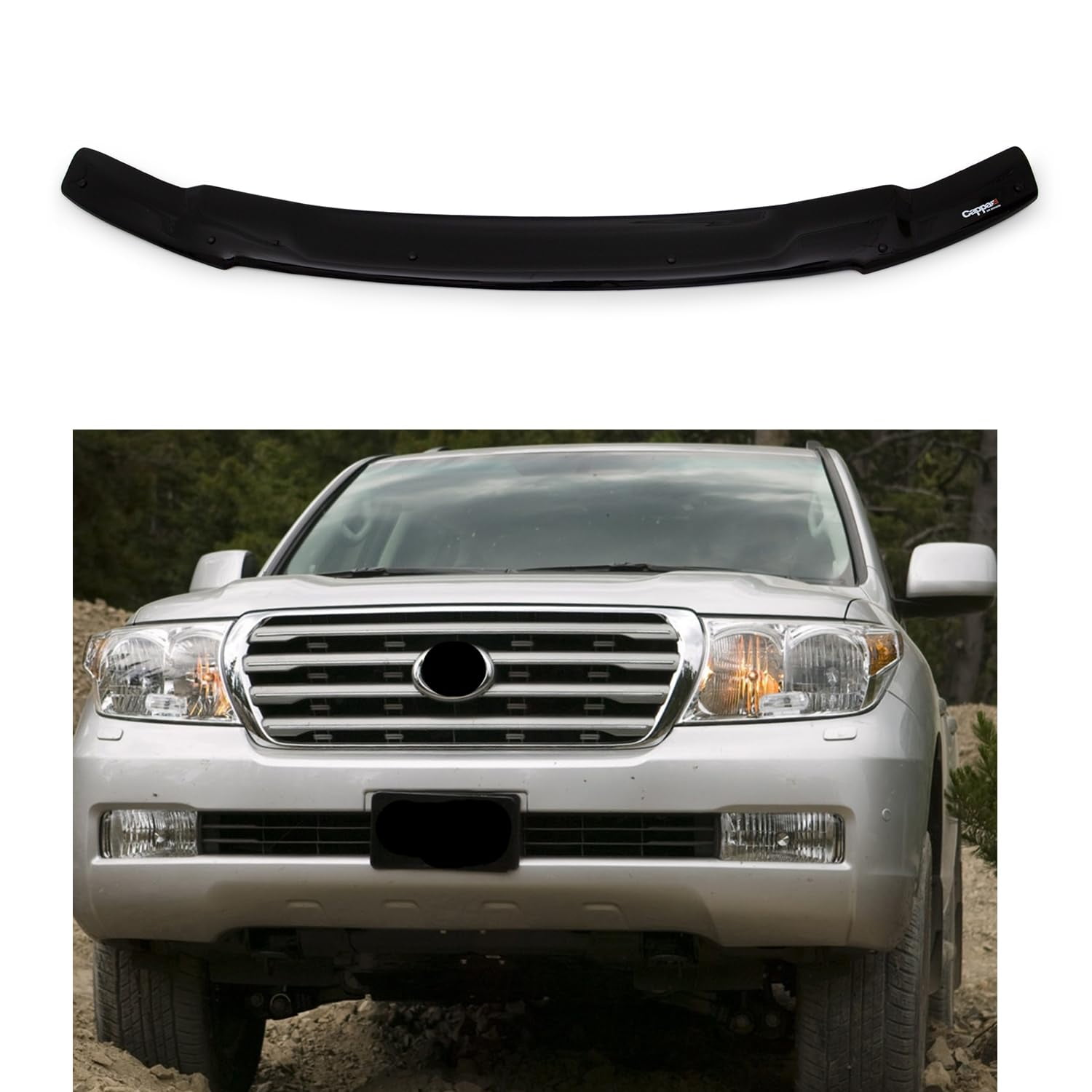 BMY Hood Deflector / Front Bug Shield Compatible for Toyota Land ...