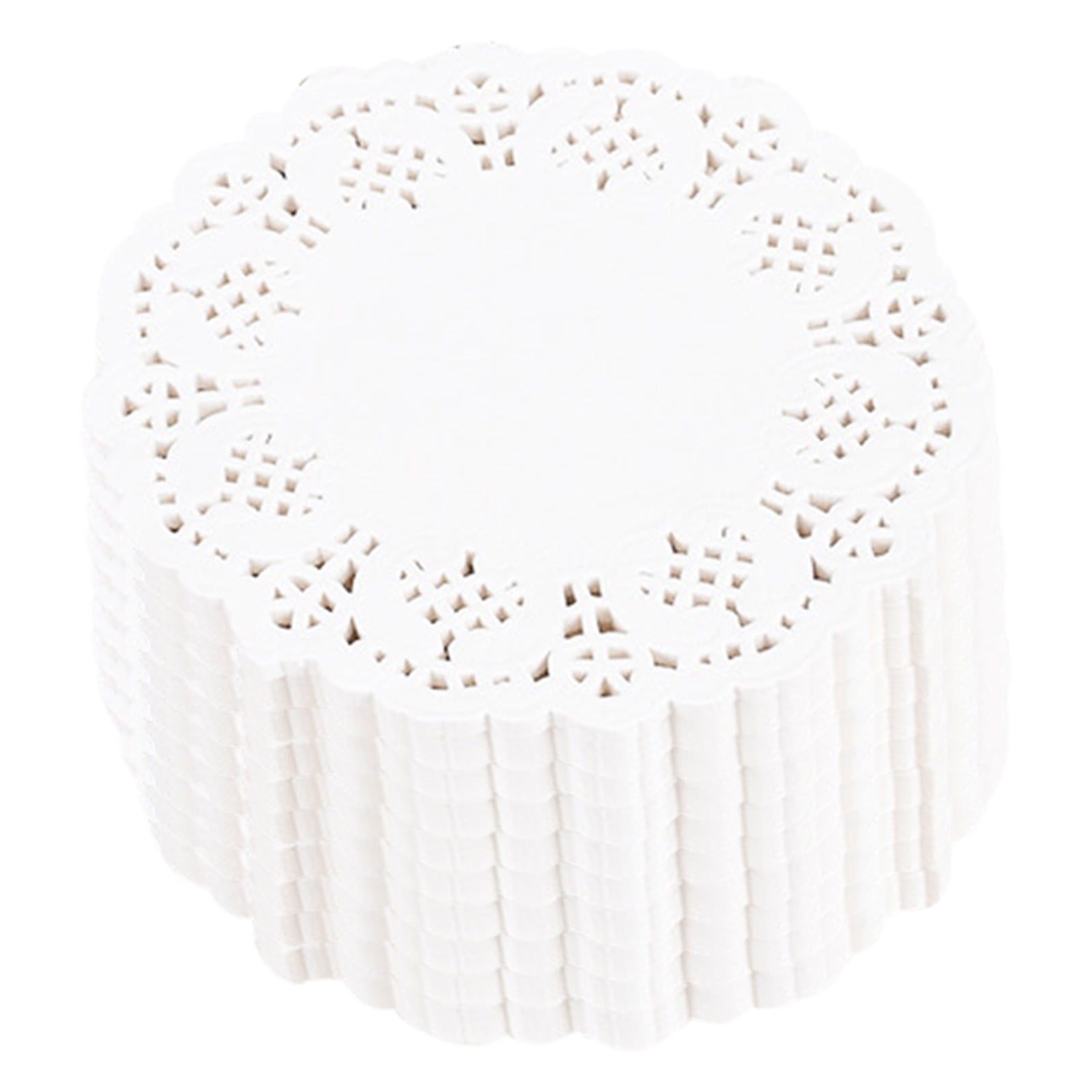BMYJ 150pcs 7.5 Inch Round White Paper Lace Doilies, Delicate ...