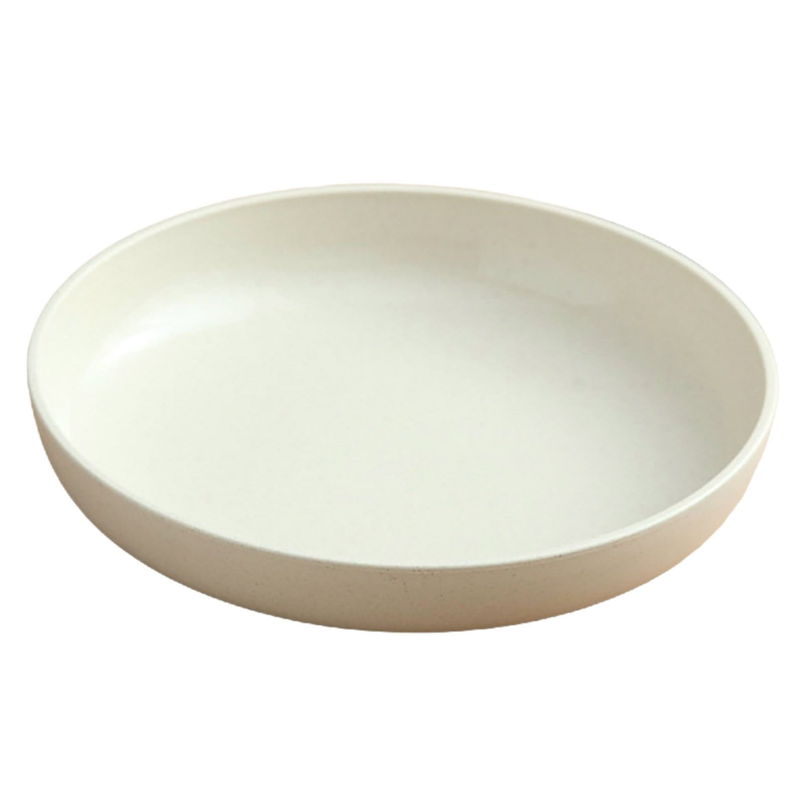 BMYJ 20cm Deep Wheat Plate Large Family Serving Dish - Extra Capacity ...