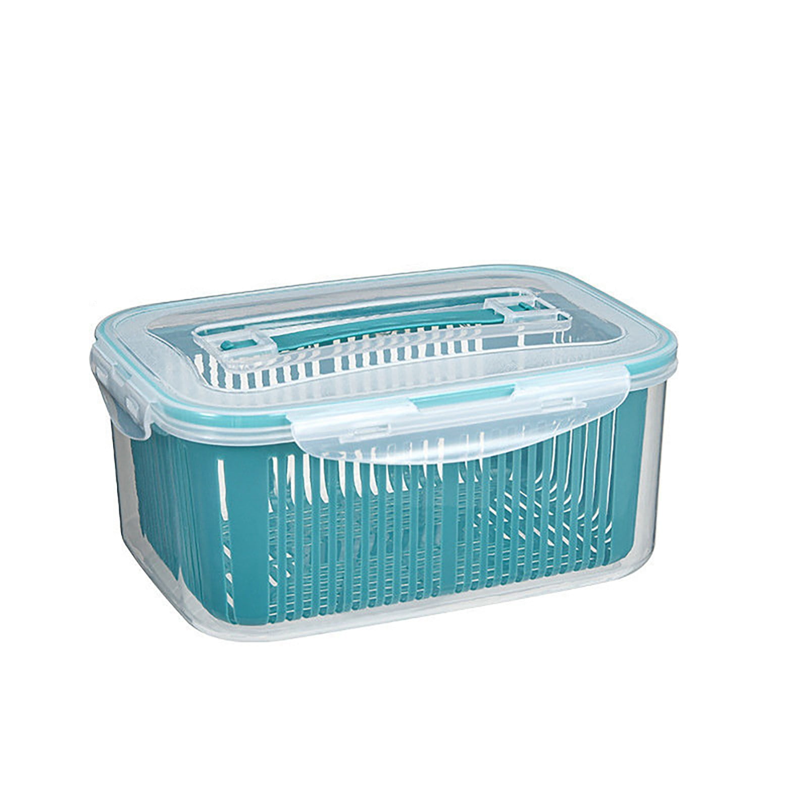 BMYJ 5-Size Stackable Food Storage Containers with Drain Colanders ...