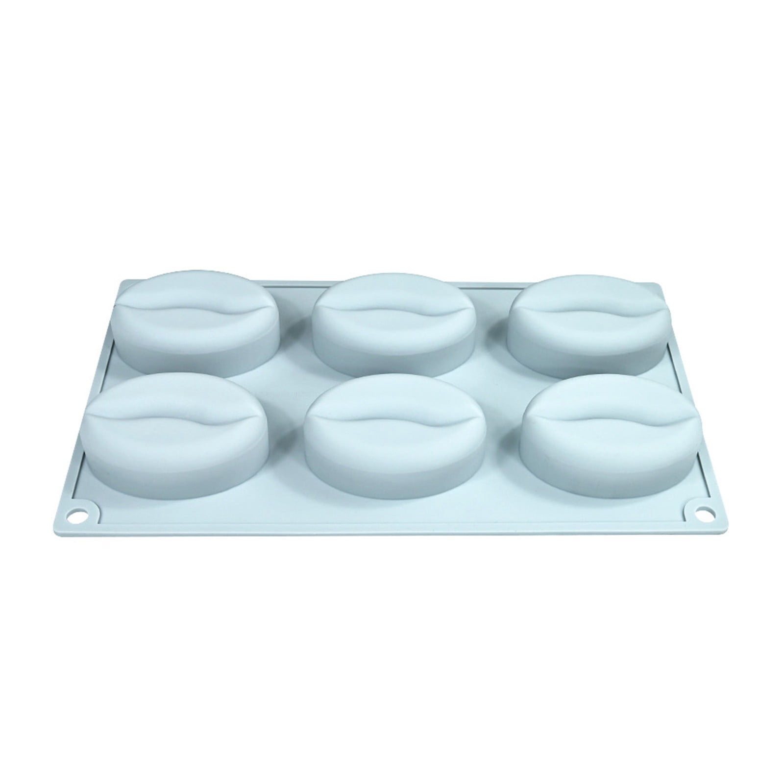 BMYJ 6-Hole Almond and Coffee Shaped Baking Pan, Food Grade Silicone ...