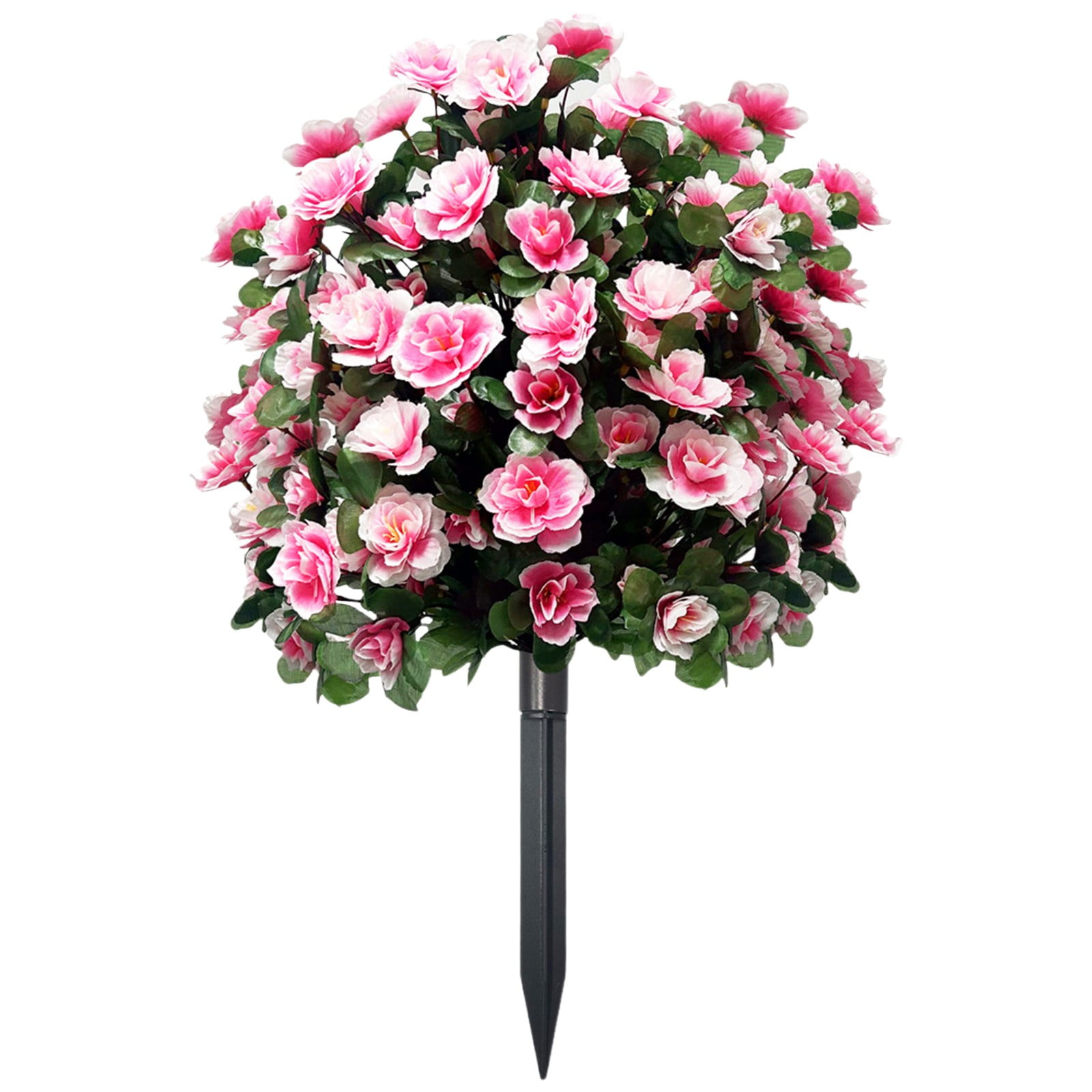 BMYJ Artificial Boxwood Topiary Trees with Ground Base, Weatherproof ...