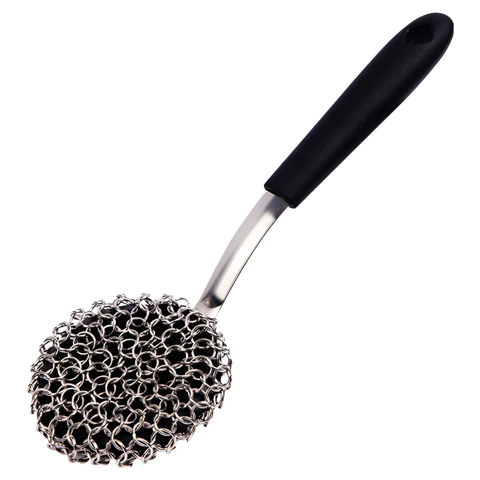 BMYJ Chainmail Grill Scrubber Brush, Heavy Duty Stainless Steel BBQ ...