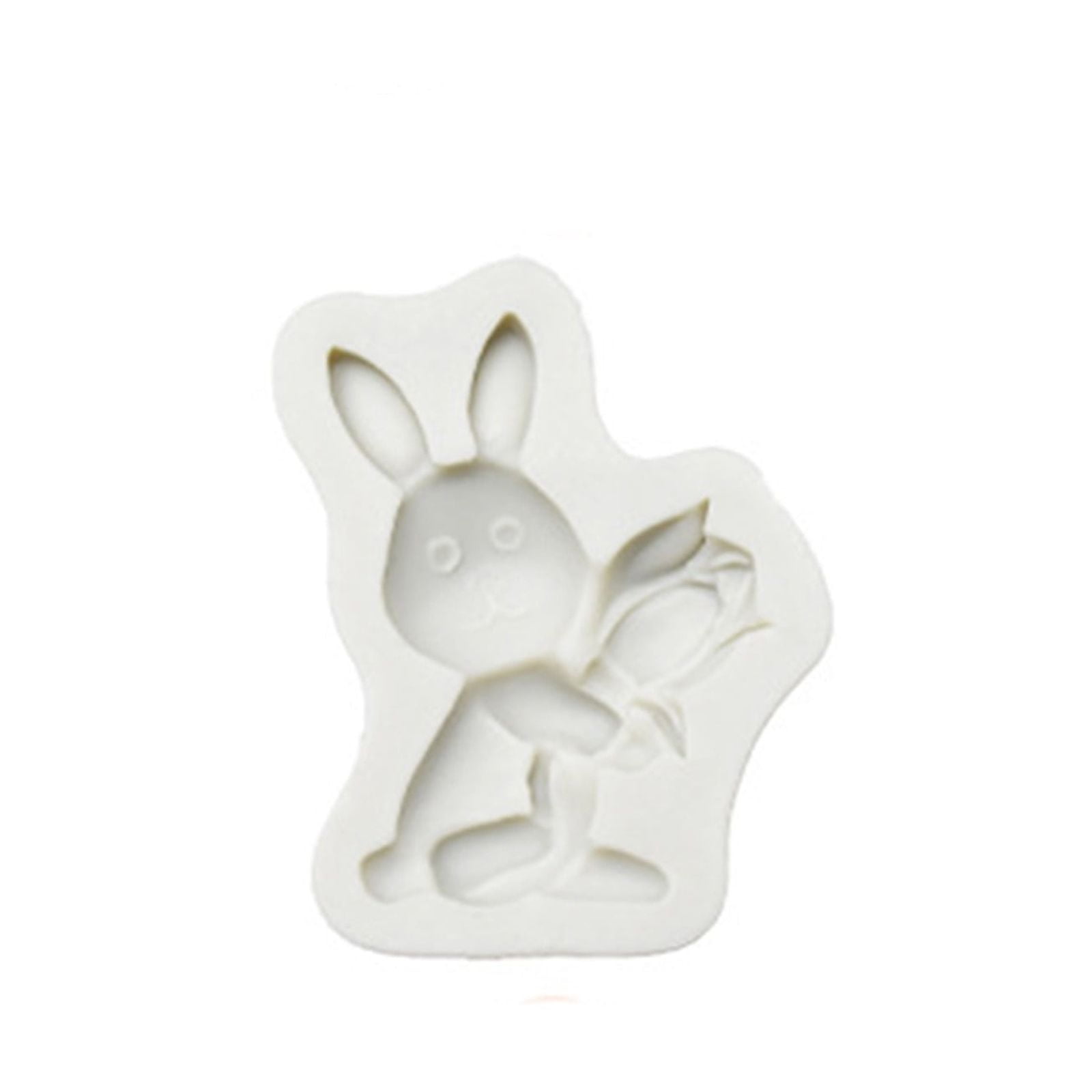 BMYJ Easter Silicone Mold Easter Bunny Chocolate Candy Mould 3D Easter ...