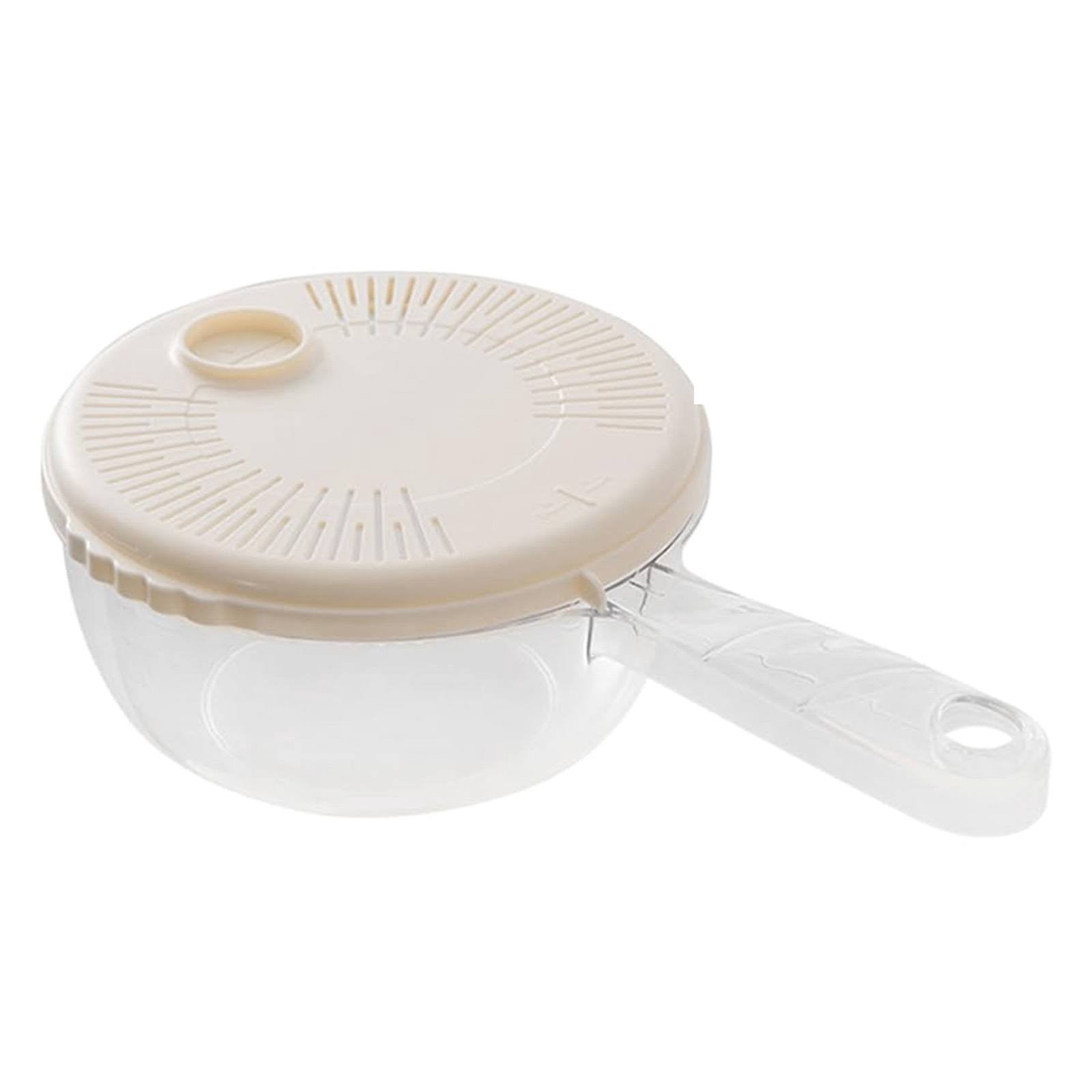 BMYJ Fruit Washing Bowl with Strainer and Lid, 2 in 1 Draining ...
