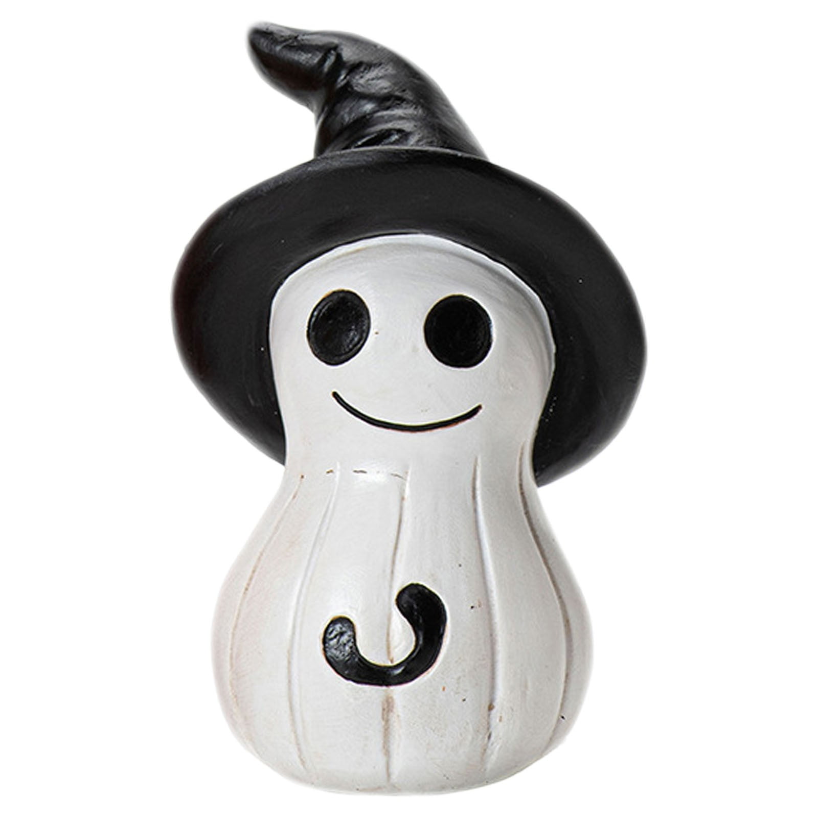 BMYJ Ghost Sculpture, Ceramic White Ghost Figurines, Halloween Spooky ...