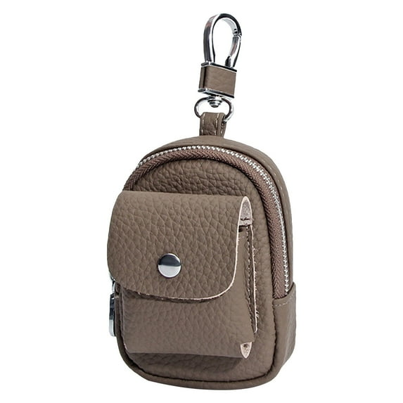 BMYJ Leather Backpack Keychain,Cute Travel Purse & Makeup Bag for Women ...