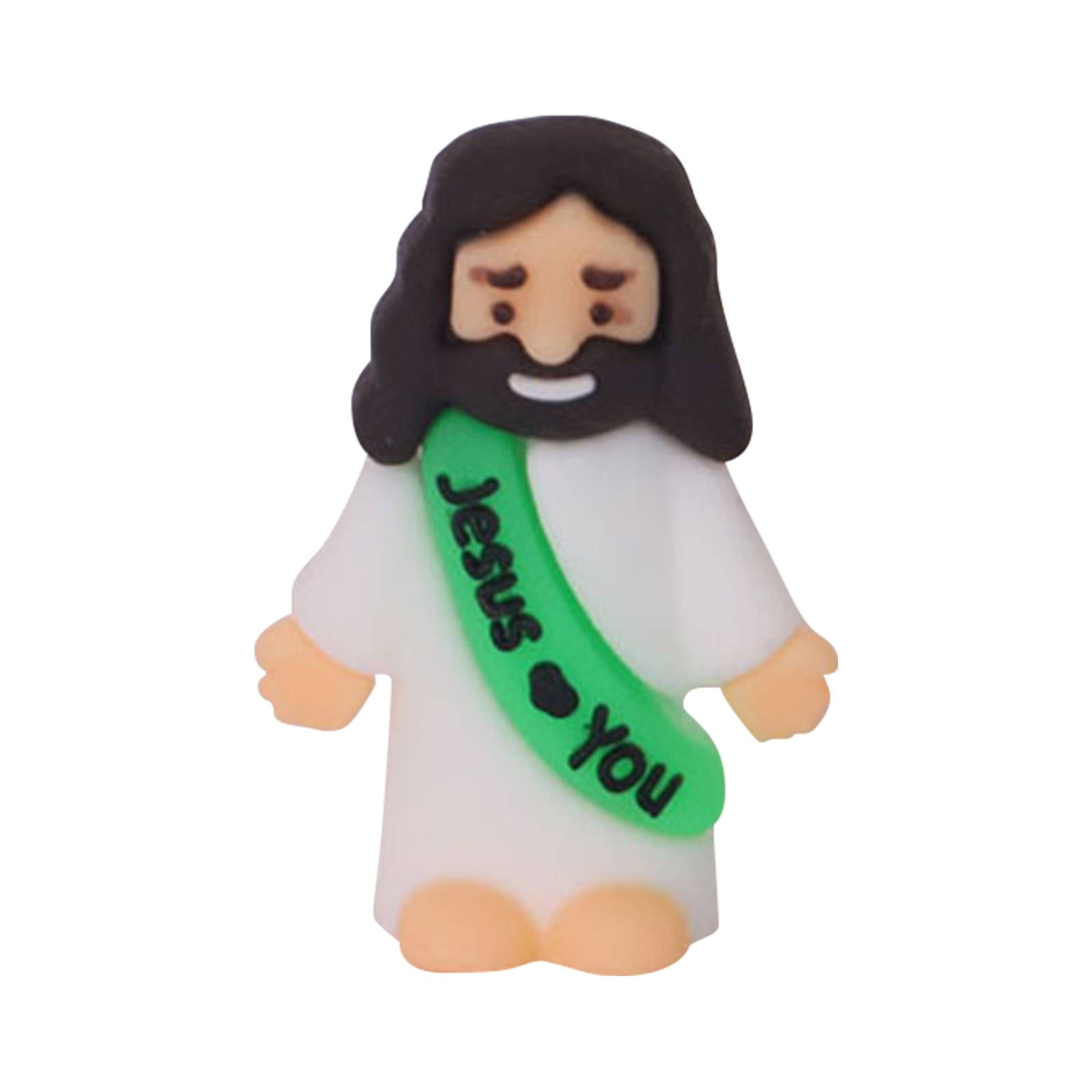 BMYJ Little Jesus Figures, Jesus Love You Mini Rubber Toys to Hide and ...