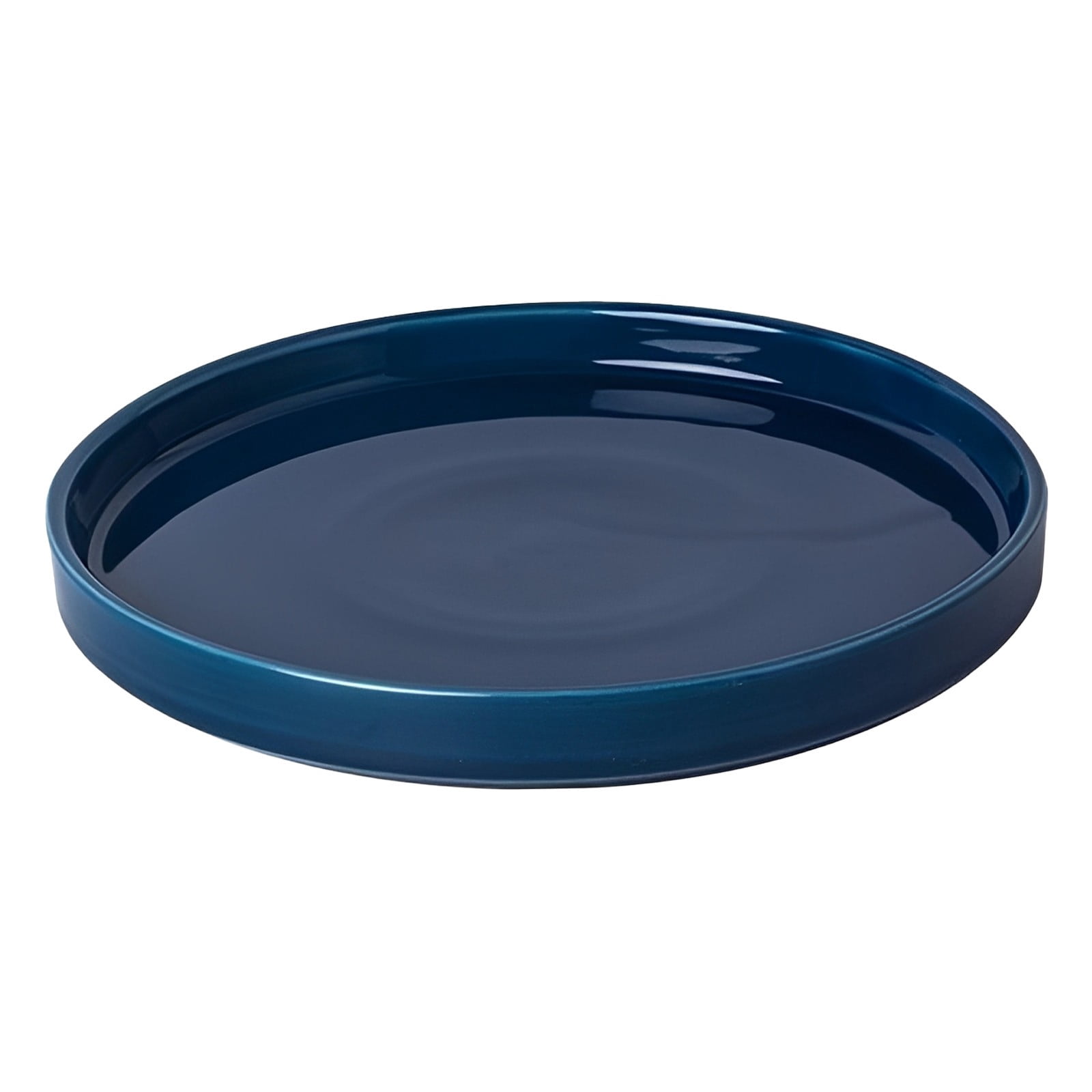 BMYJ Plant Tray Ceramic Plant Saucer Blue Scratch Prevention Tray Plant ...
