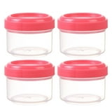 BMYJ Salad Dressing Containers, 4PCS Reusable Easy to Open Dressing ...