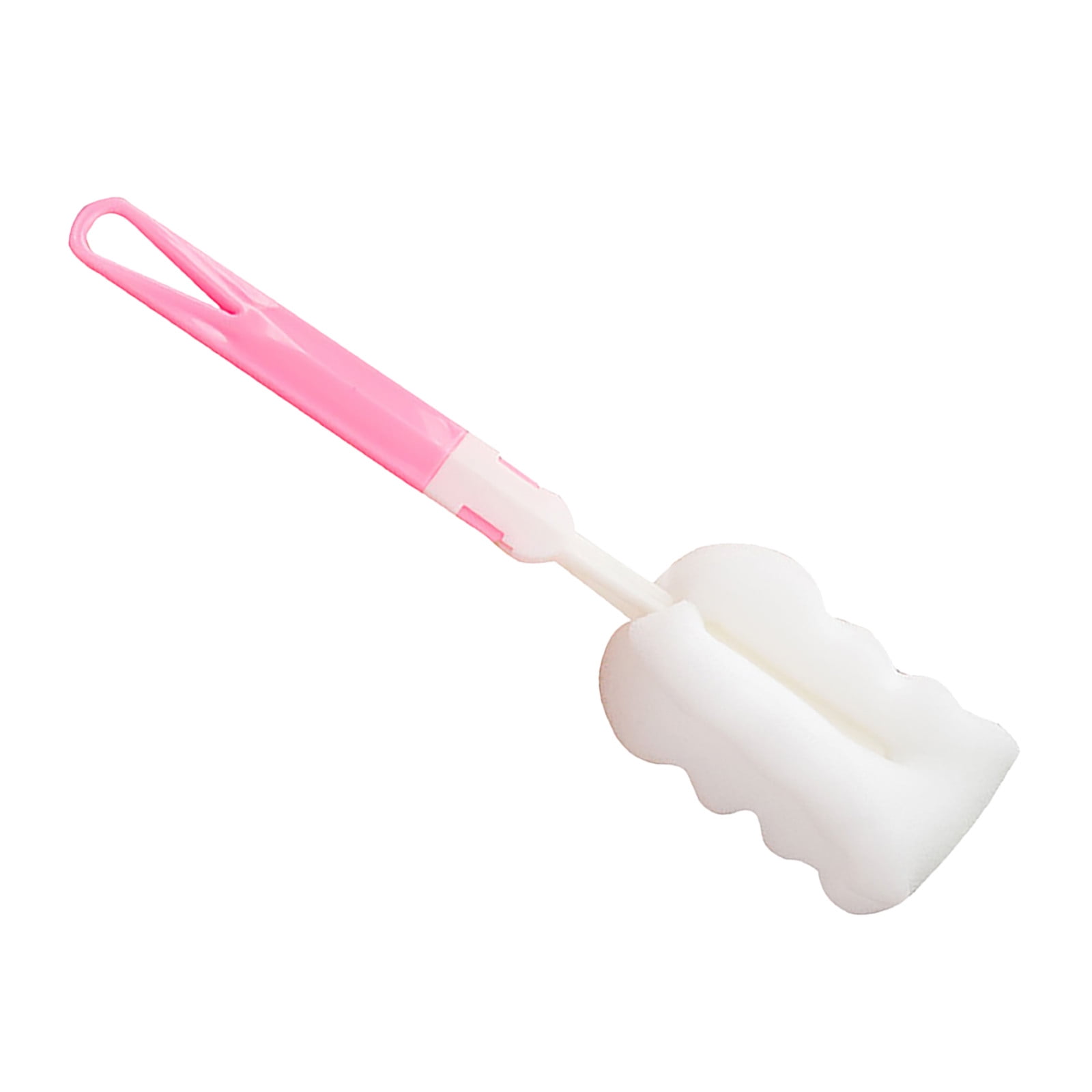 BMYJ Soft Cleaning Sponge Brush Adjustable Long Plastic Handle Grip ...