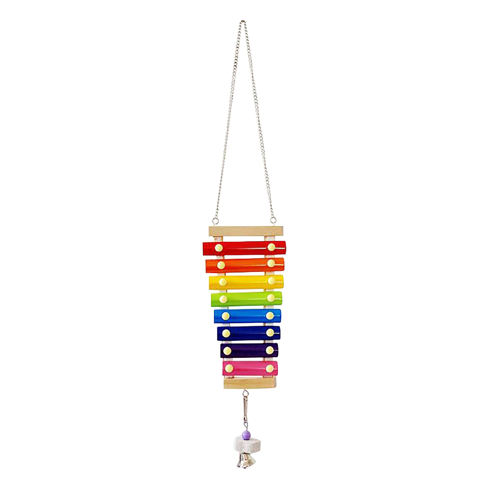 BMYJ Suspensible Xylophone Chicken Toy with 8 Metal Pendants, Durable ...