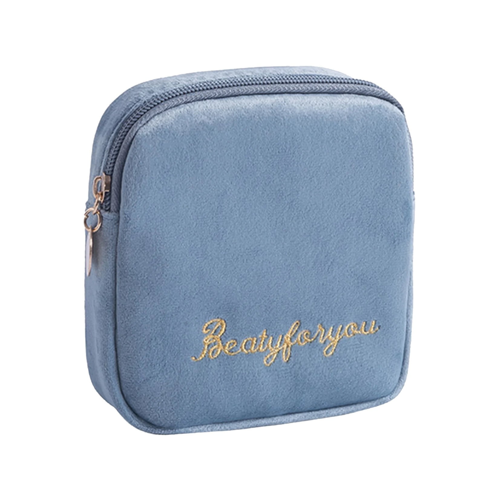 BMYJ Velvet Small Jewelry Organizer Compact Travel Storage Bag with ...