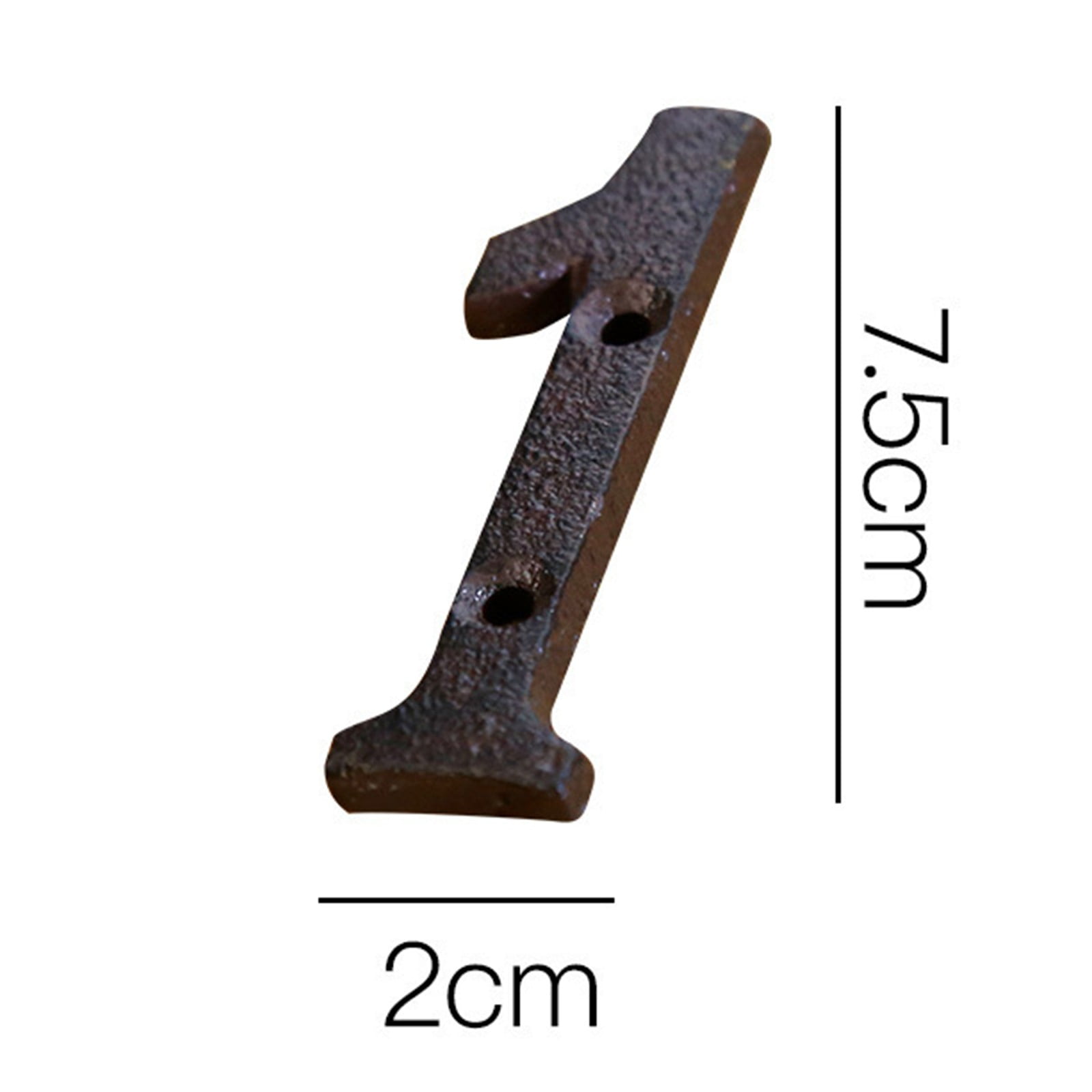 BMYJ Wrought Iron House Number Signs - DIY Metal Address Numbers for ...