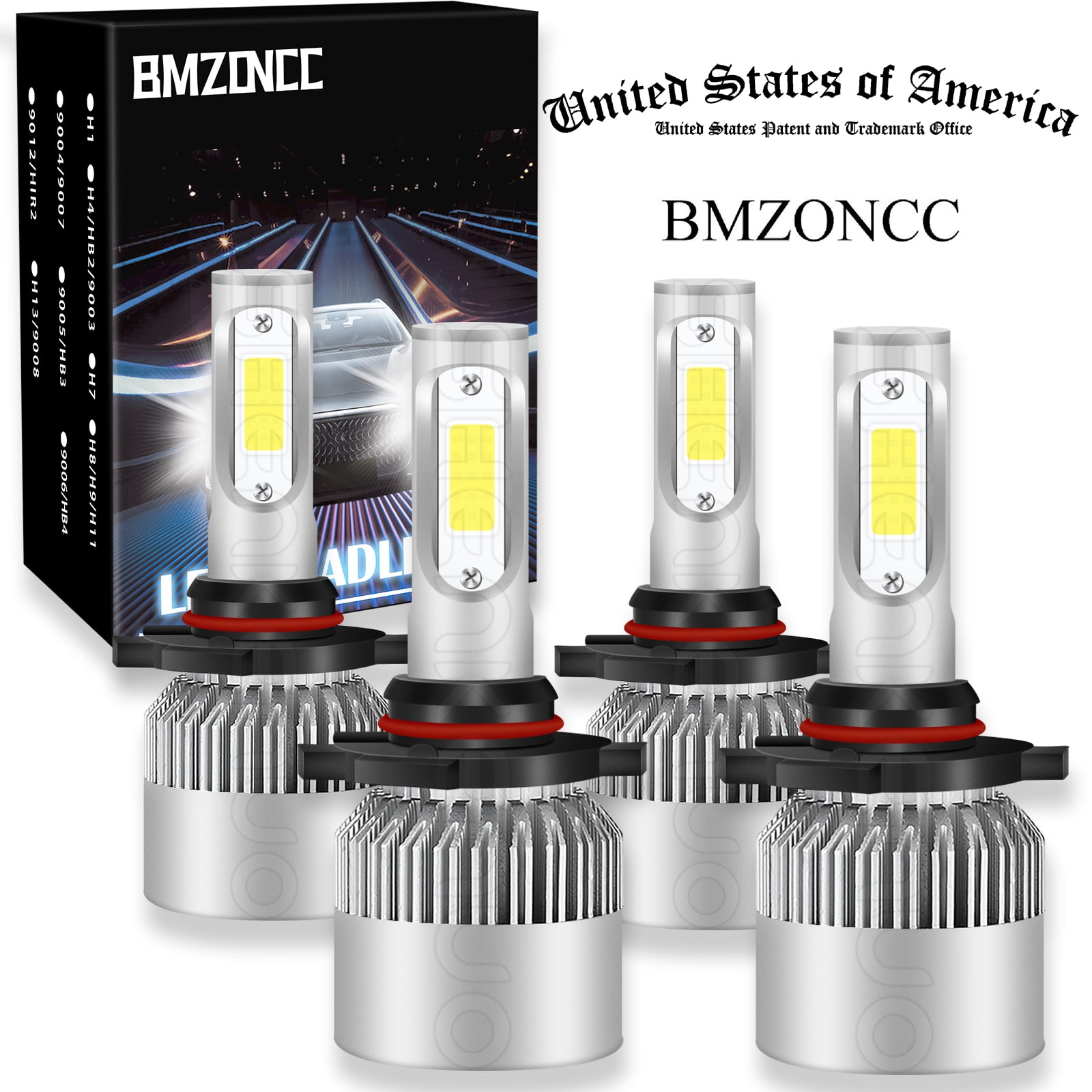 BMZONCC For Chevy Avalanche 2002 2003 2004 2005 LED Headlight High Low ...