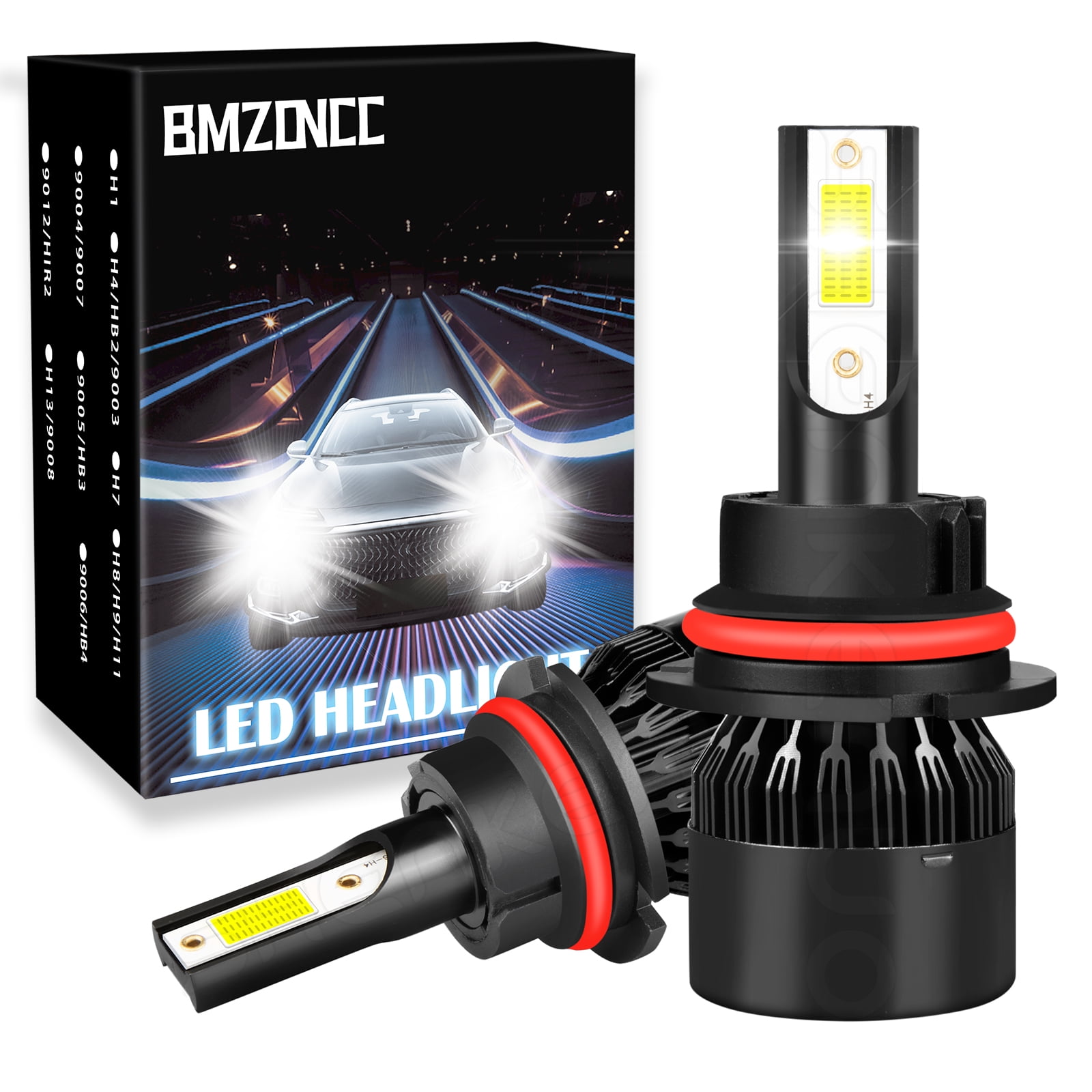 BMZONCC For FORD Ranger 1993 - 2011 - 2X 9007 Front LED Headlight Bulb ...