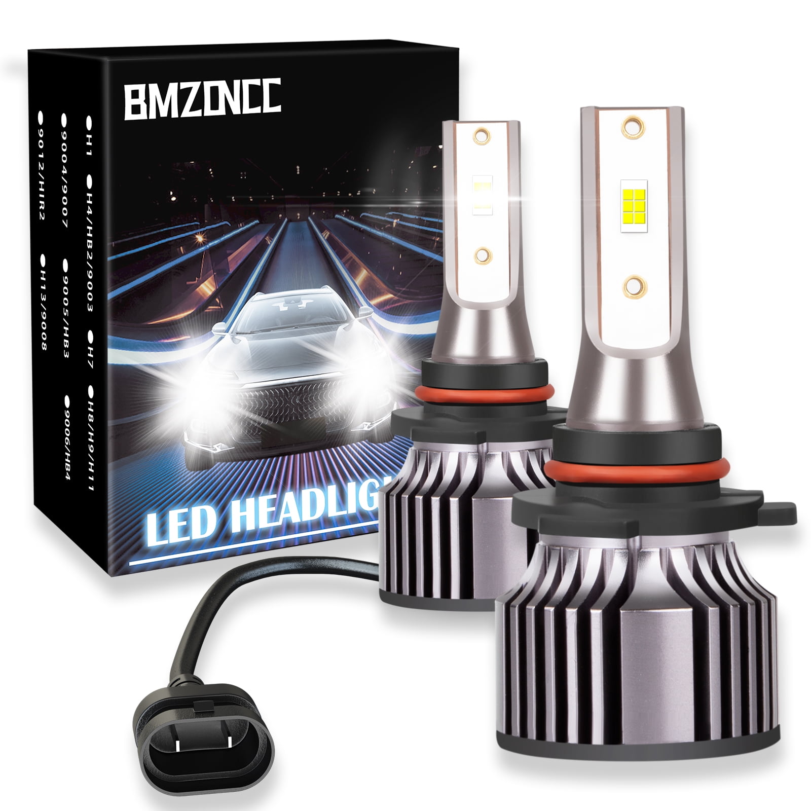 BMZONCC LED Headlight Bulbs for 2011-2015 Ford Explorer, High/Low Beam ...