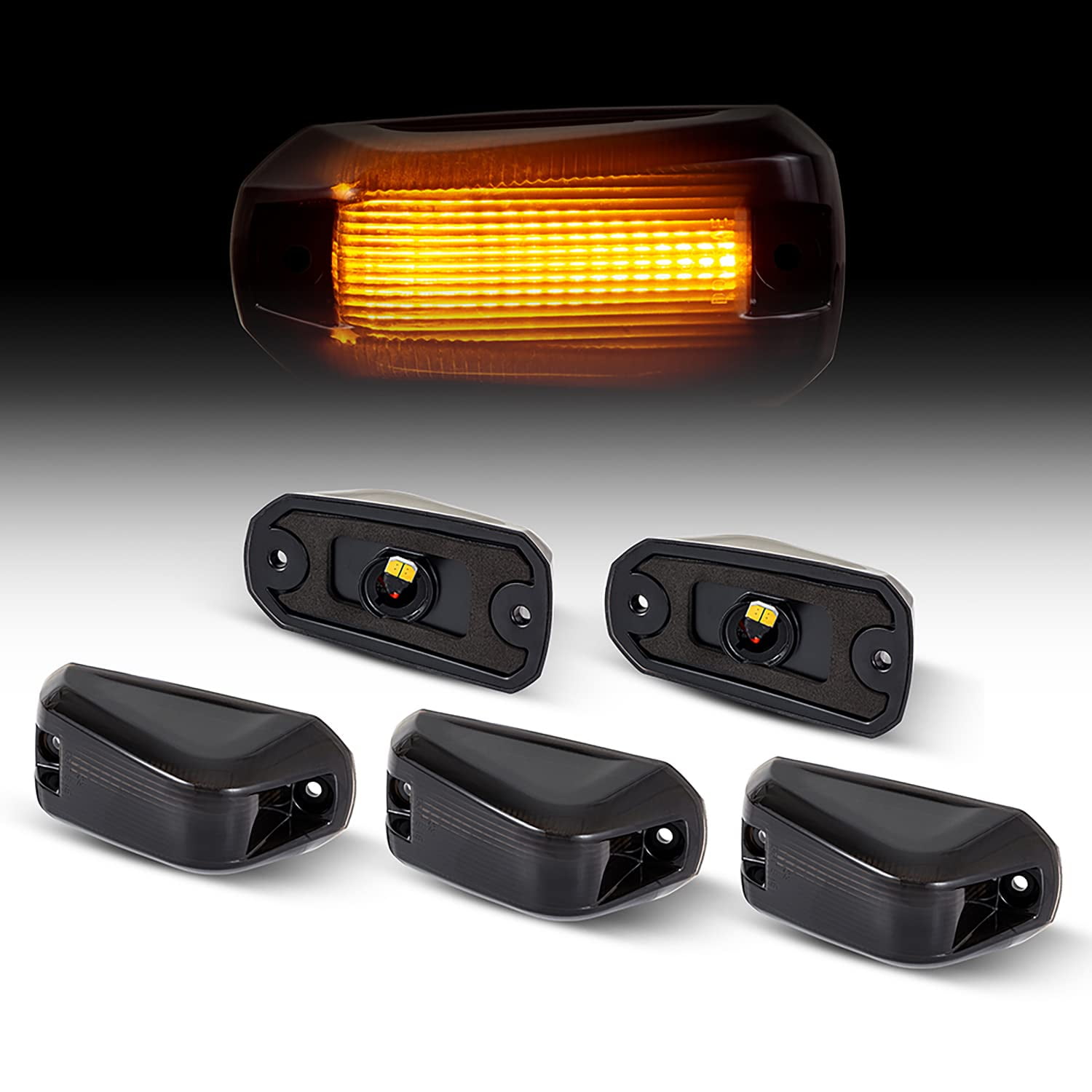 BMueirn 5Pcs Cab Roof IFF17 Mounted Lights Compatible with 2014-2023 ...