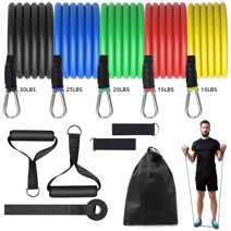 Himaly Resistance Bands, Resistance Tubes Set with Handles for Men ...