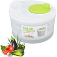 BN-LINK Large 3L Salad Spinner with Drying Drainer, Quick Multi-Use for ...