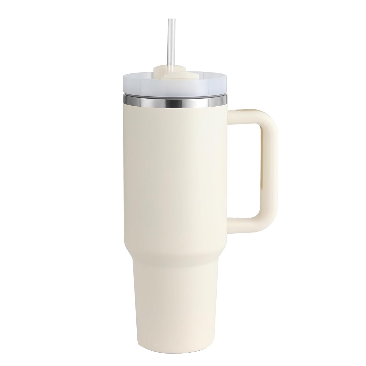 BN-LINK 40 oz Tumbler with Handle and Straw Lid, Simple Modern Design ...