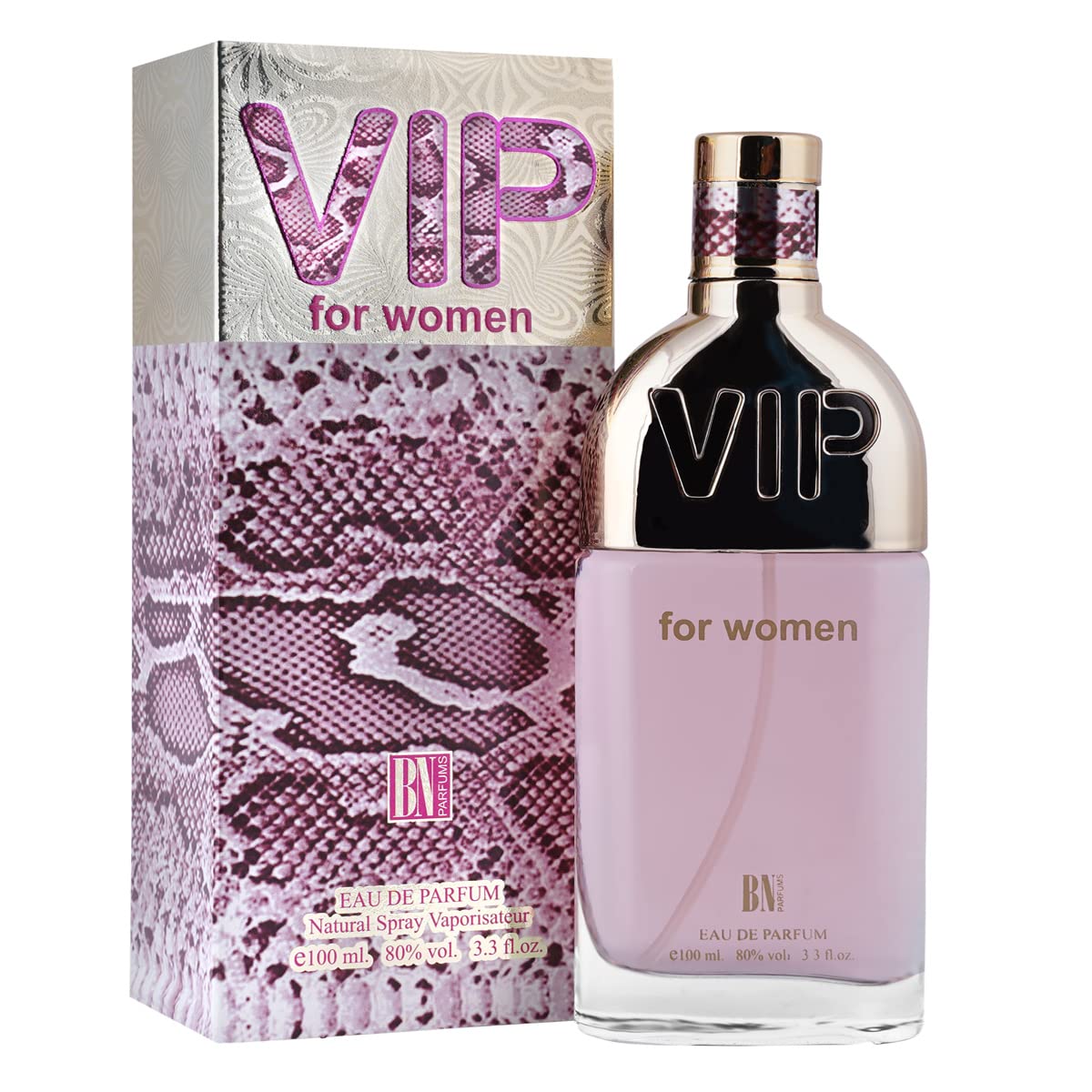 BN Parfums VIP Eau De Parfum For Women 100ml, 3.4 Fl.oz. | Long Lasting Soothing Fragrance For ...