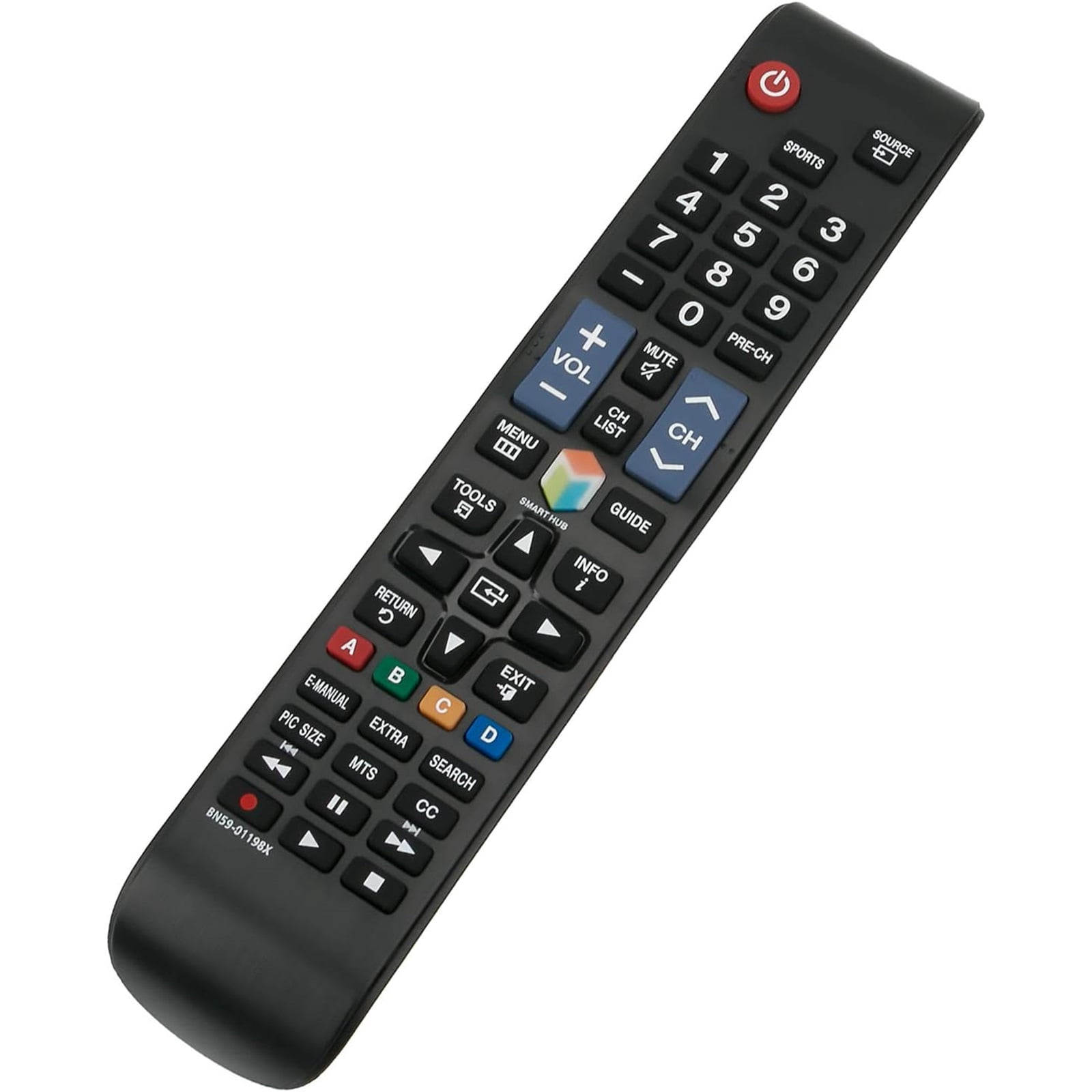 BN59-01198X Replacement Remote Control for Samsung Smart TV UN40J6200 ...