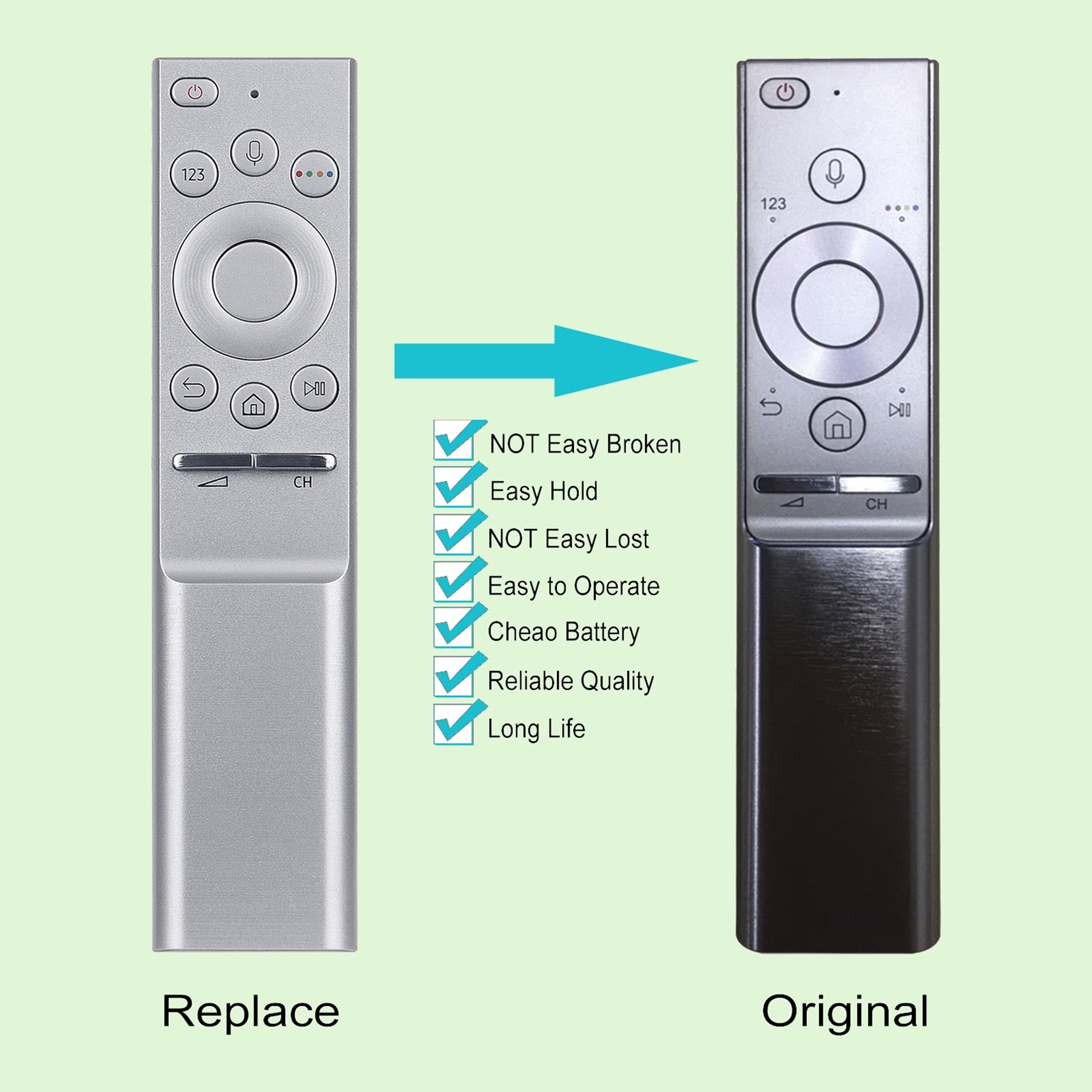 BN59-01272A Voice Replaced Remote fit for Samsung TV QN65Q7F QN65Q7 ...