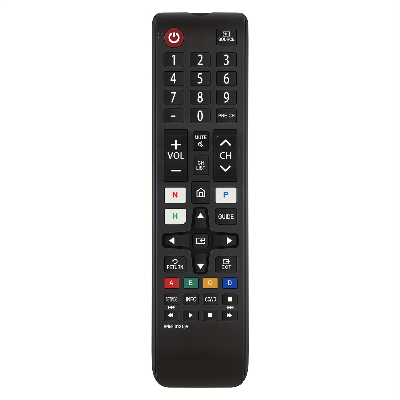 BN59-01315A Replaced Remote fit for Samsung Smart TV UN43RU7100 UN43RU7200 UN43RU710D UN50RU7100 ...