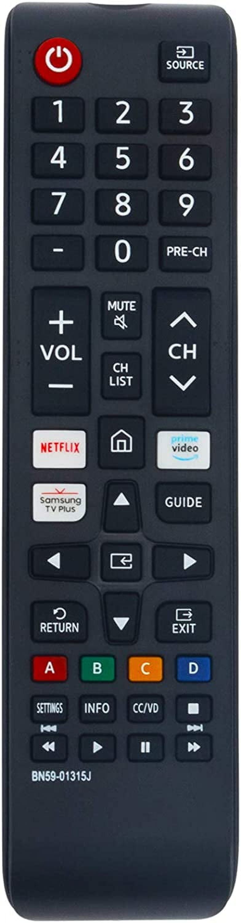 BN59-01315J Replaced Remote Fit for Samsung TV UN65TU700DFXZA ...