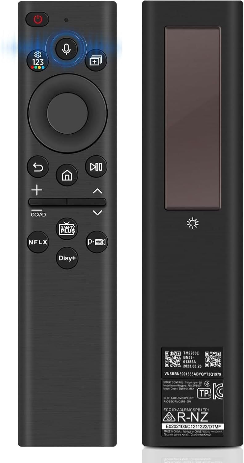 BN59-01385A New Solar Voice Replacement Remote fit for Samsung Smart TV ...