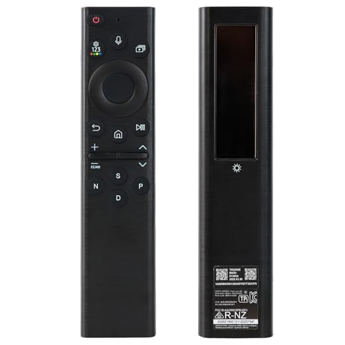 BN59-01385A Solar Power Voice Remote Control for Samsung Smart TVs, RMCSPB1EP1 Remote Compatible ...