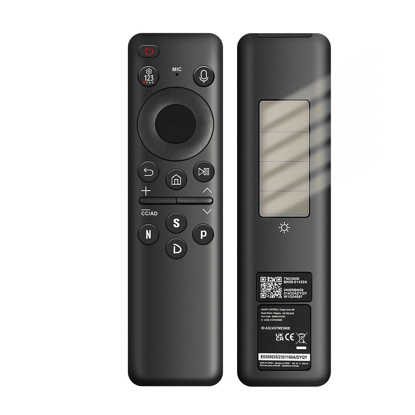 BN59-01432A Solar Voice Remote Replacement fit for Samsung TV Remote ...