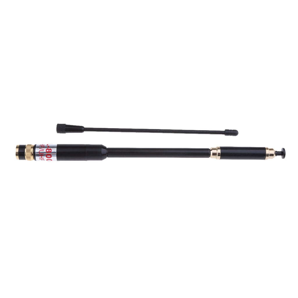 BNC Connector Telescopic +VHF 144/430MHz Retactable Antenna For // Ham ...
