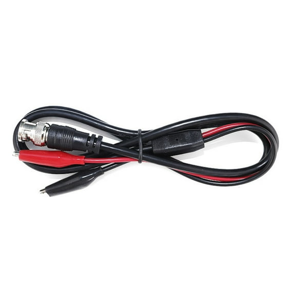 BNC Connectors to Double Alligatores Clip Test Cable Probe Leads for ...