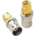 BNC Female Jack to SMA Male Plug RF Coaxial Adapter Connector: TV ...