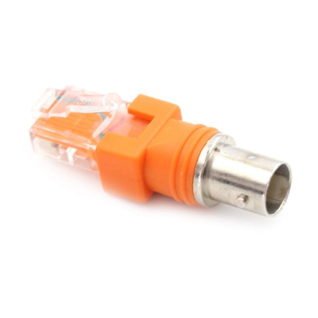BNC Female to RJ45 Male Coaxial Barrel Coupler Adapter RJ45 to RF ...