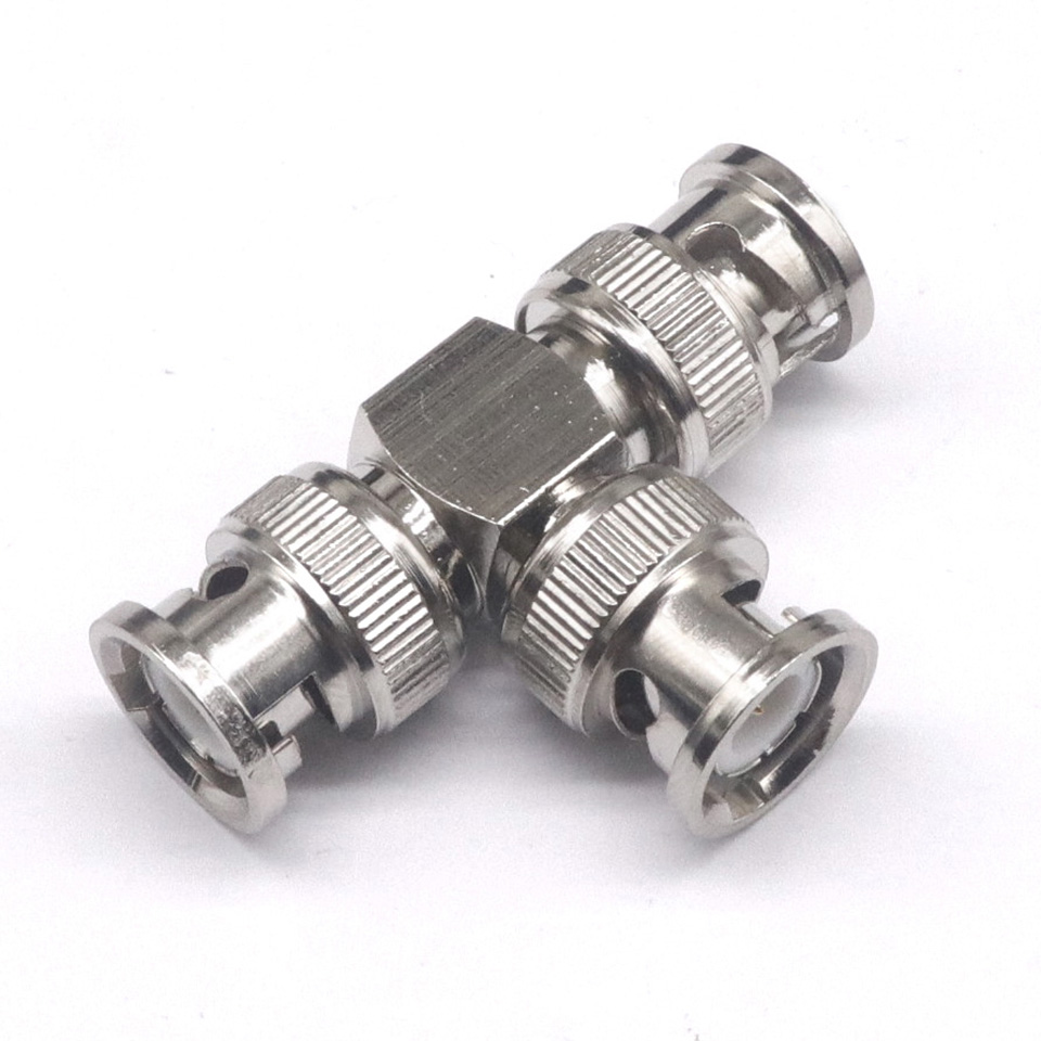BNC-JKK BNC one male two All copper radio frequency coaxial monitoring ...