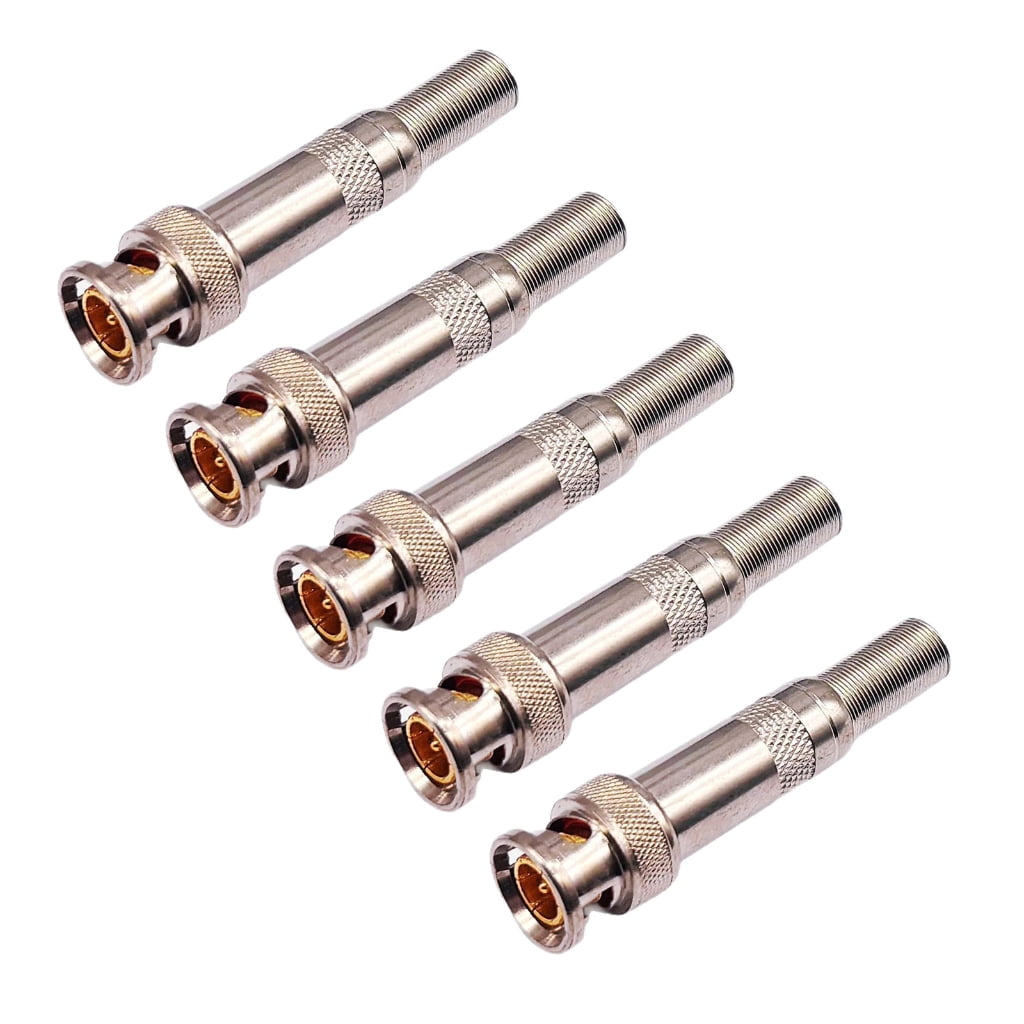 BNC Male Connector Compression Screw On for CCTV Camera Compression ...