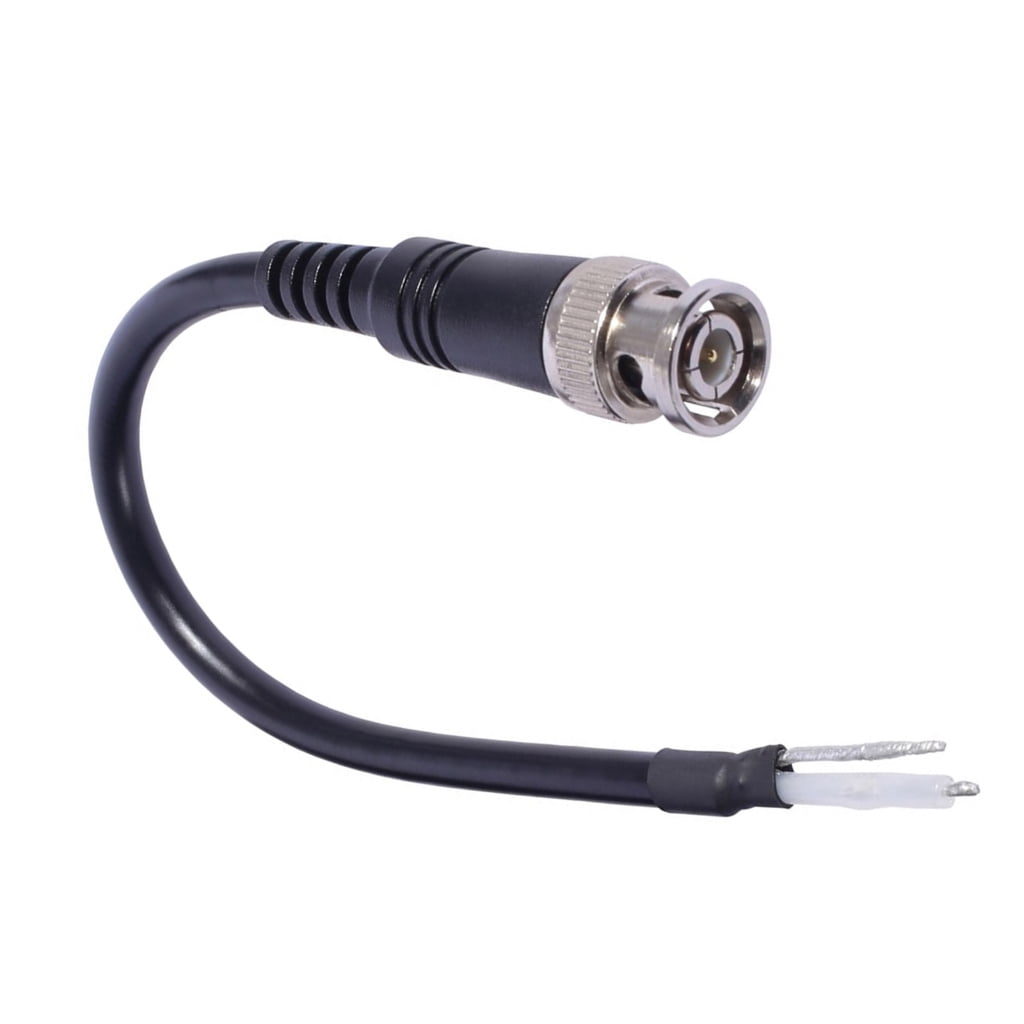 BNC Male Female to Open Wire Coax Cable for CCTV Camera Signal ...