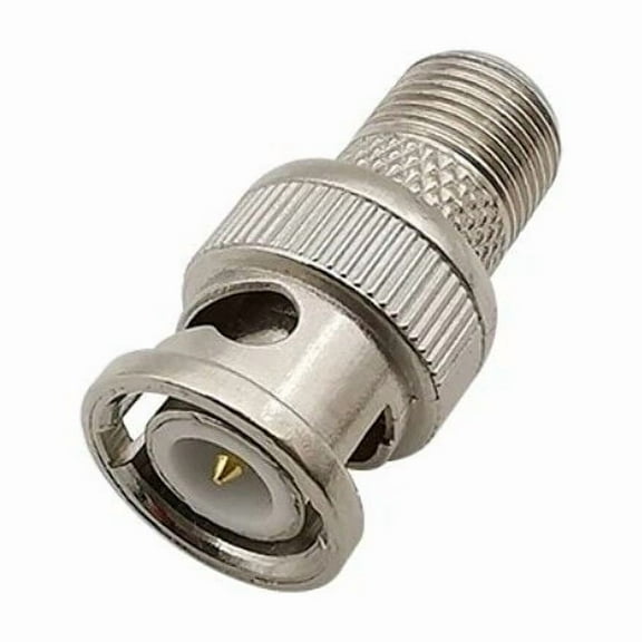 Kentek BNC male to F-type coax coaxial female M/F adapter connector ...
