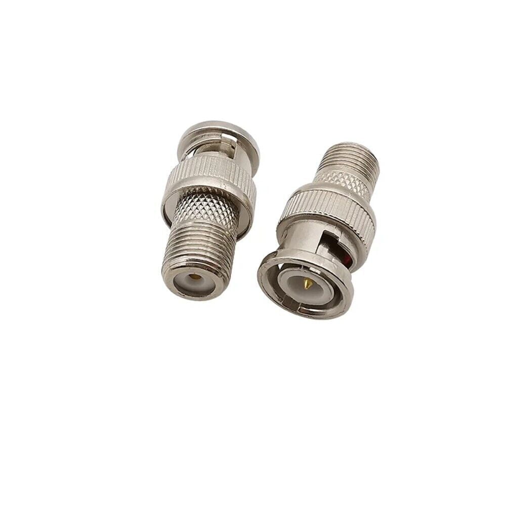 BNC Male Plug To F-Type Female Jack RF Coaxial Adapter F to BNC 1/2/5/10 Pcs - Walmart.com