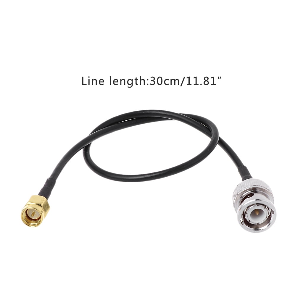 BNC Male To SMA Male Plug RG174 Connector Cable RF Coaxial Assembly ...