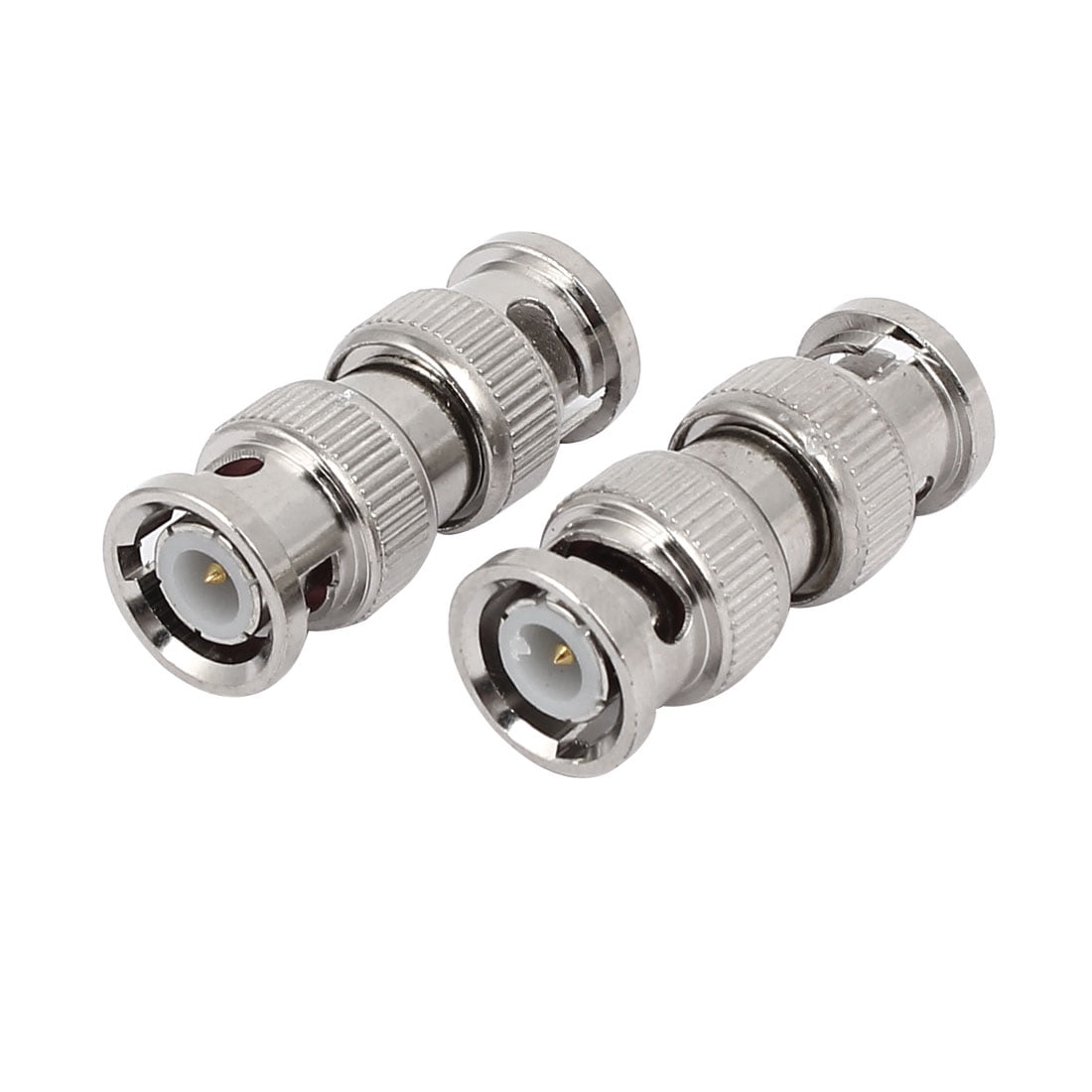 BNC Male to Male Couple Plug Jack Coaxial Cable Adapter Connector 2Pcs ...